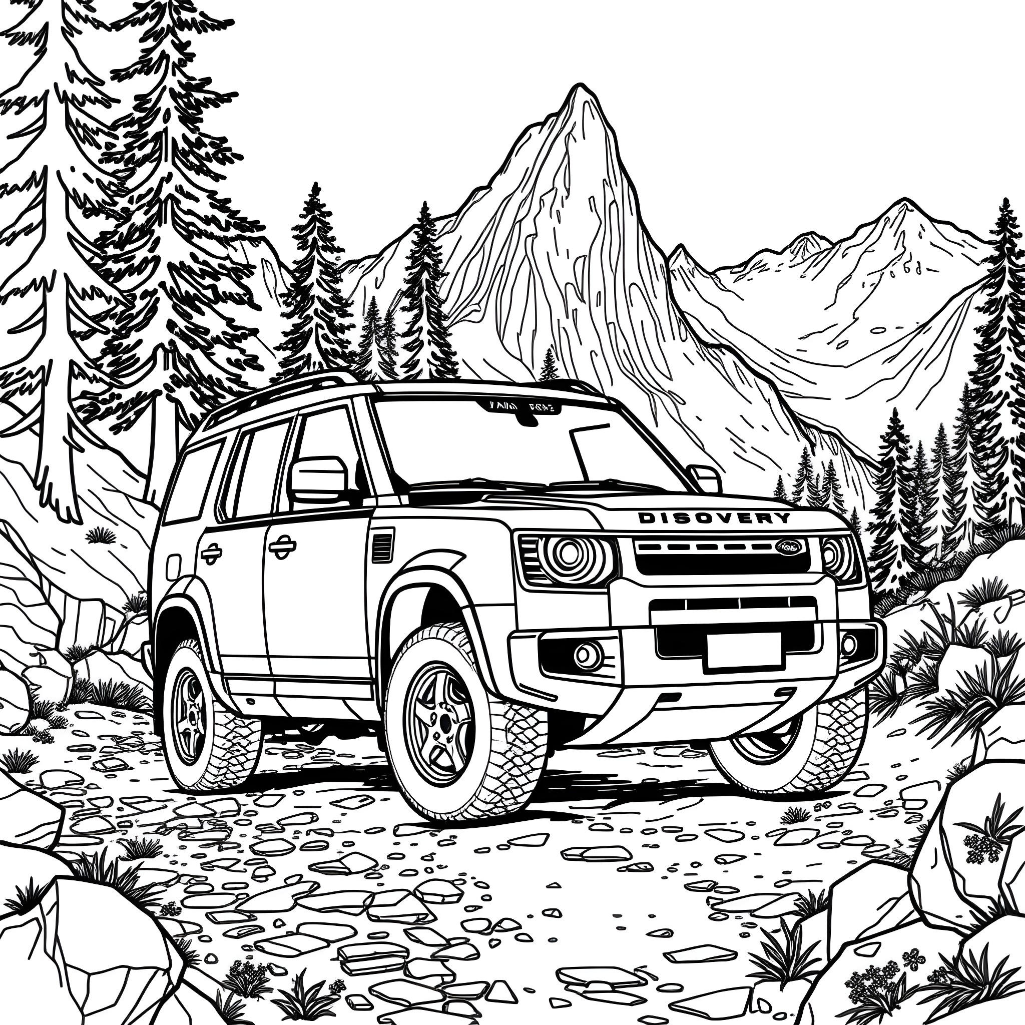 Best Land Rover Coloring Pages (Free Printable PDF)