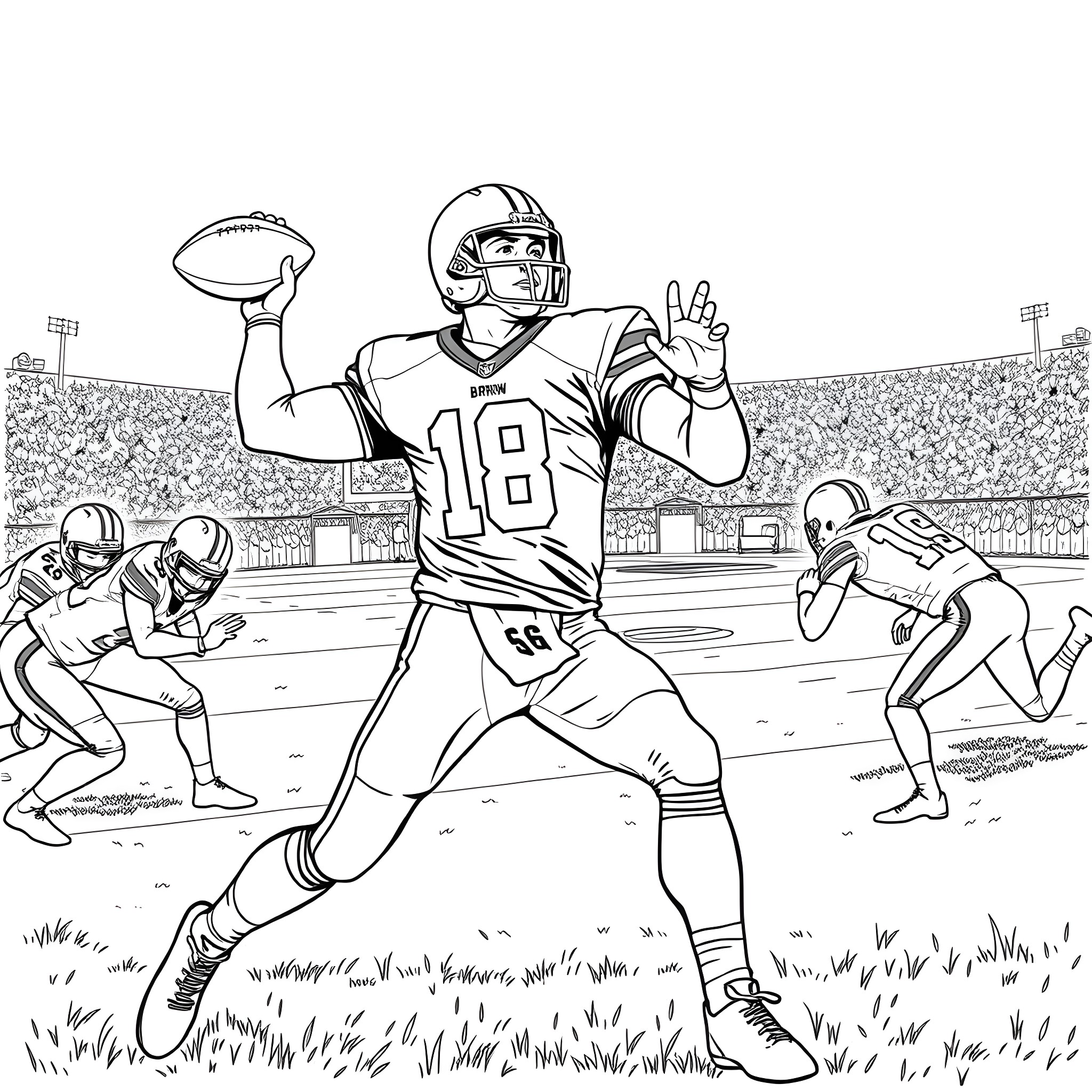 Best Joe Burrow Coloring Pages (Free Printable PDF)