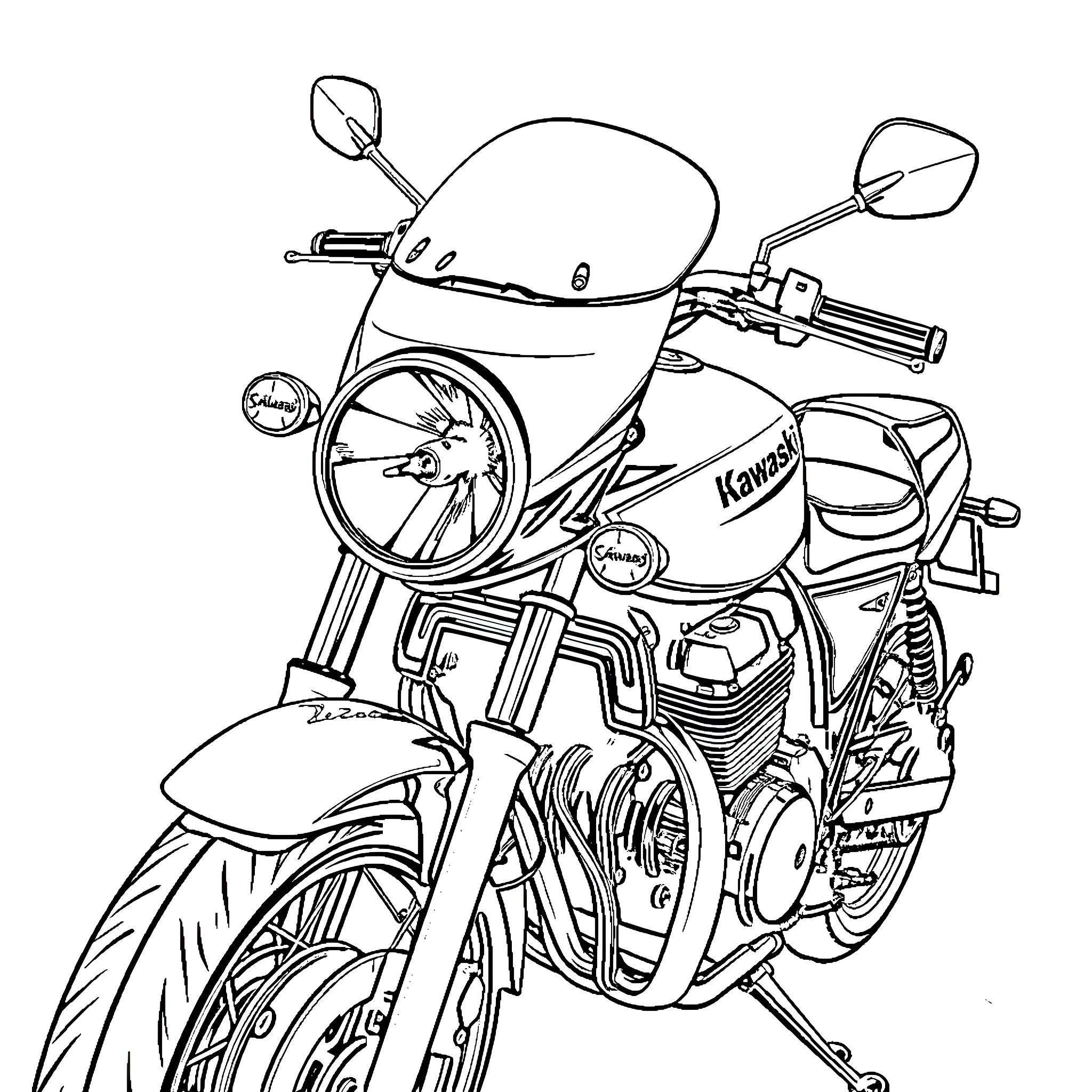 2 Best Kawasaki Coloring Pages (Free Printable PDFs)