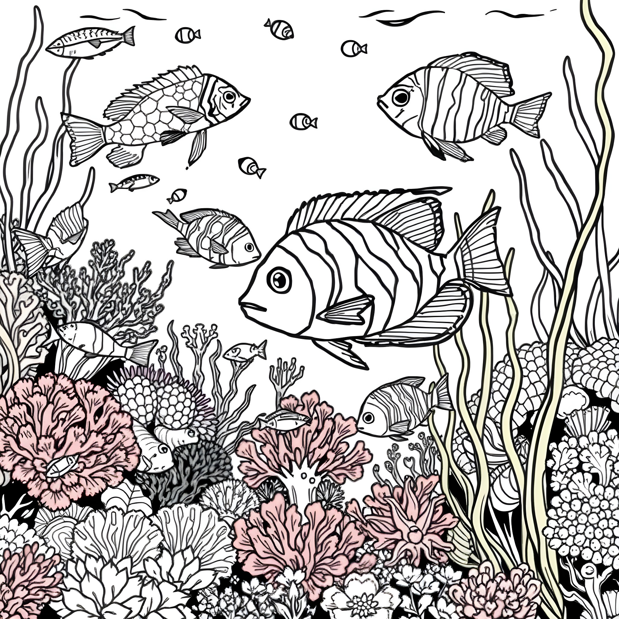 133 Best Fish Coloring Pages (Free Printable PDFs)