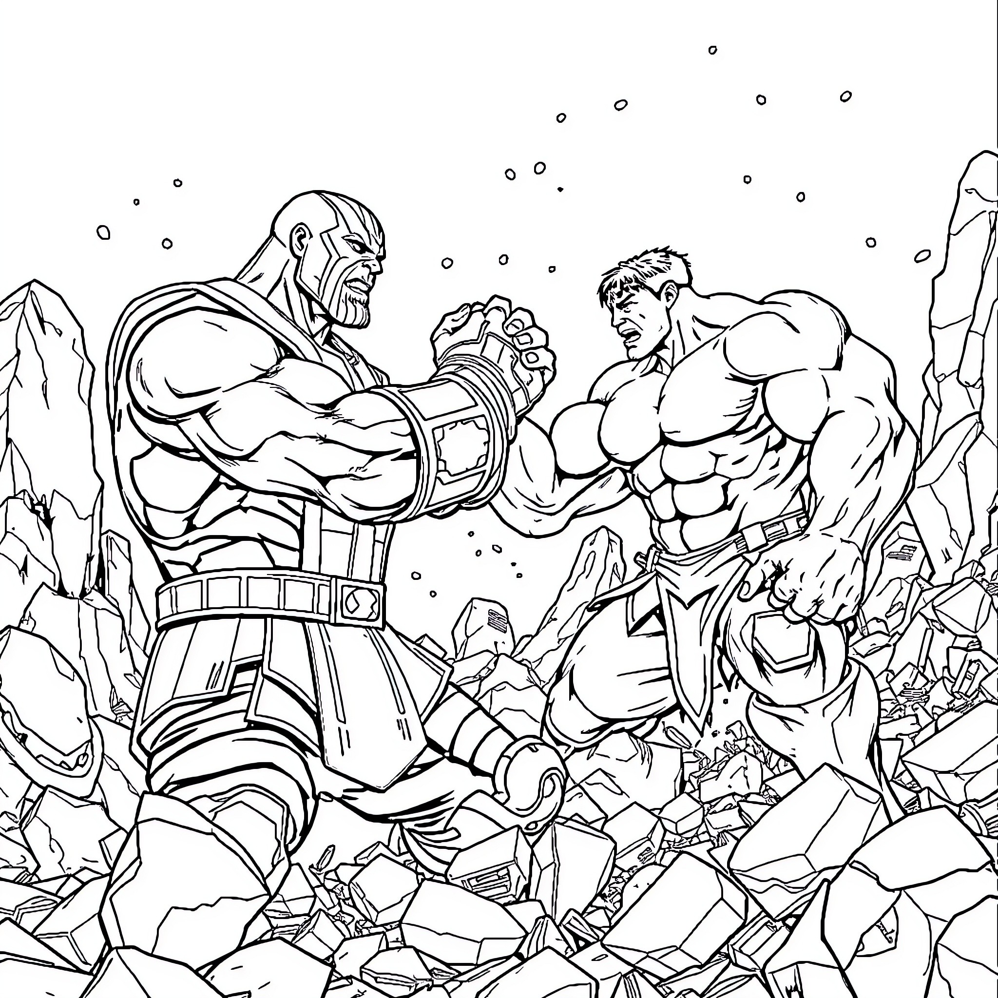Best Thanos Coloring Pages (Free Printable PDF)