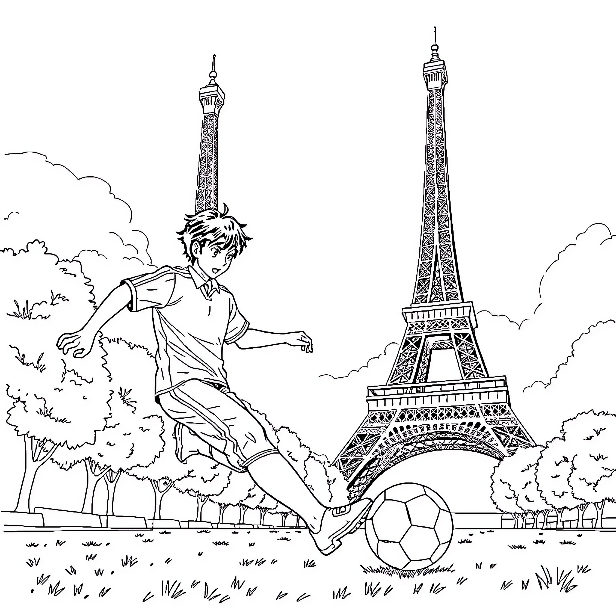 Best Captain Tsubasa Coloring Pages (Free Printable PDF)