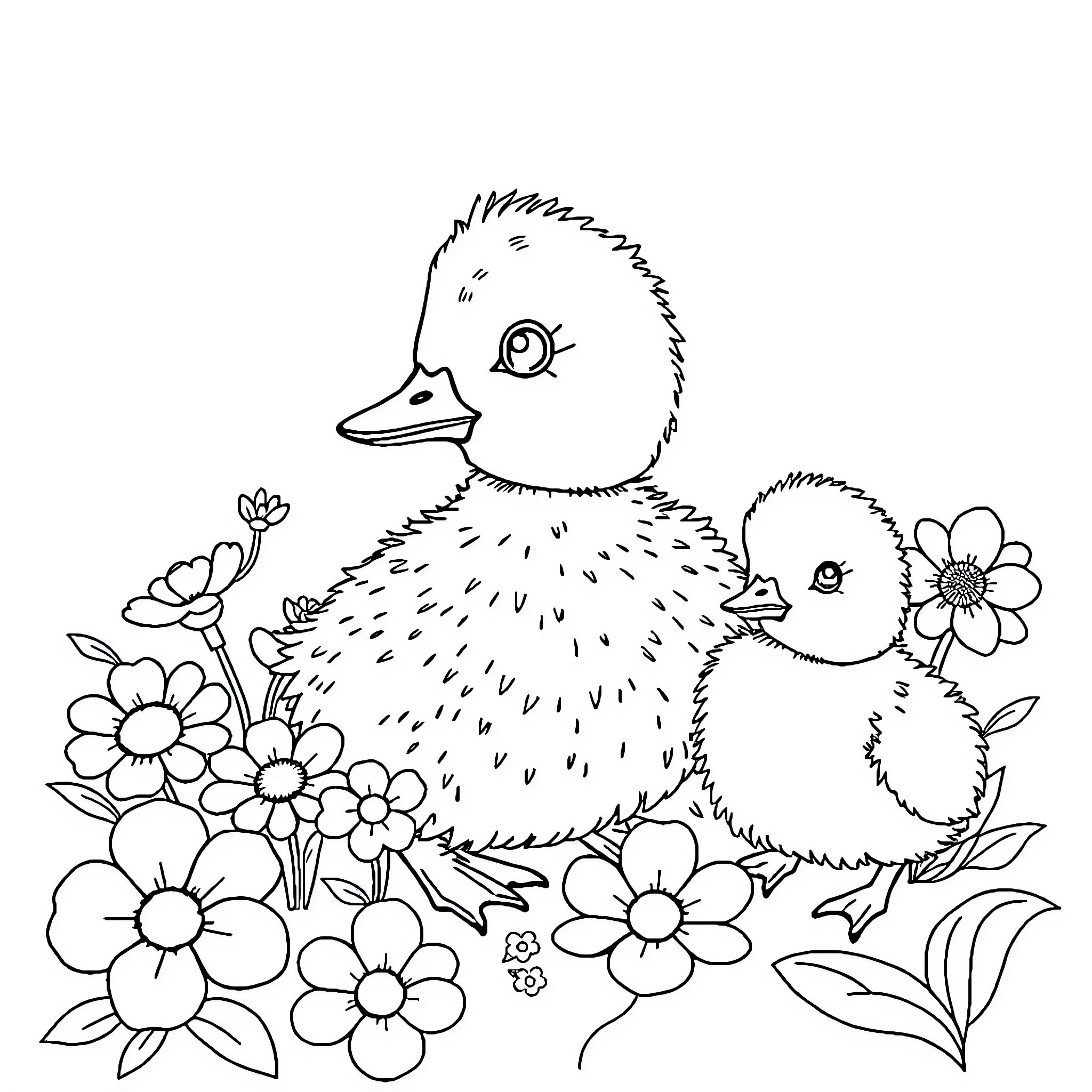 Best Duckling Coloring Pages (Free Printable PDF)