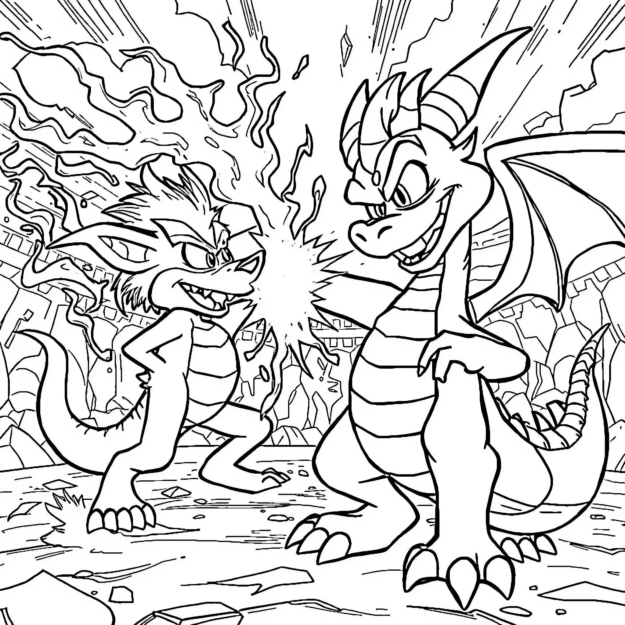 Best Spyro Coloring Pages (Free Printable PDF)