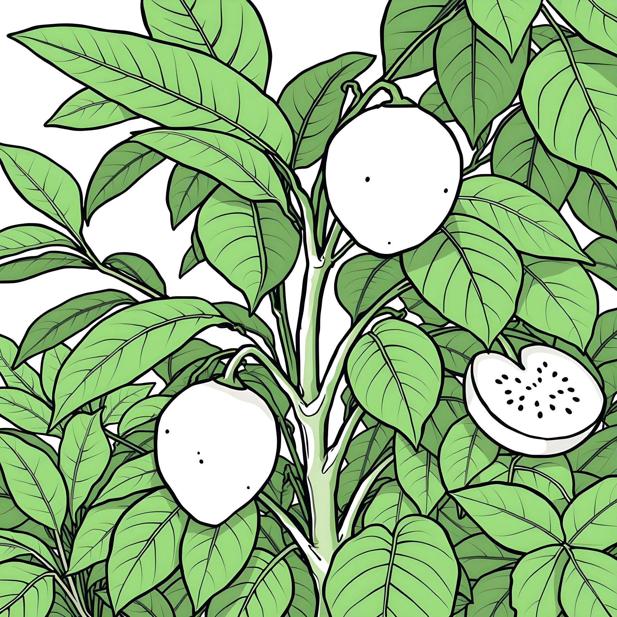 Best Cherimoya Coloring Pages (Free Printable PDF)