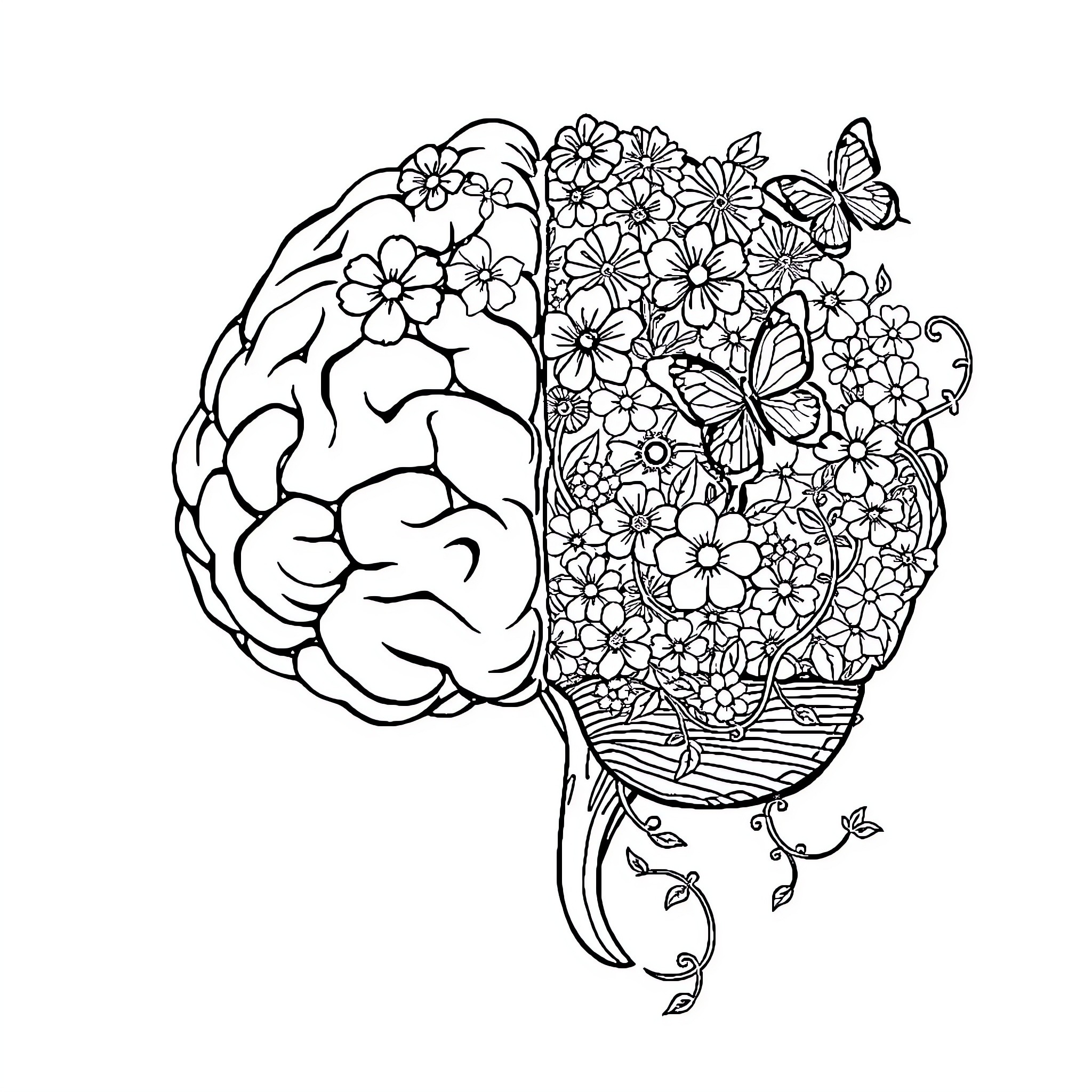 Best Brain Coloring Pages (Free Printable PDF)