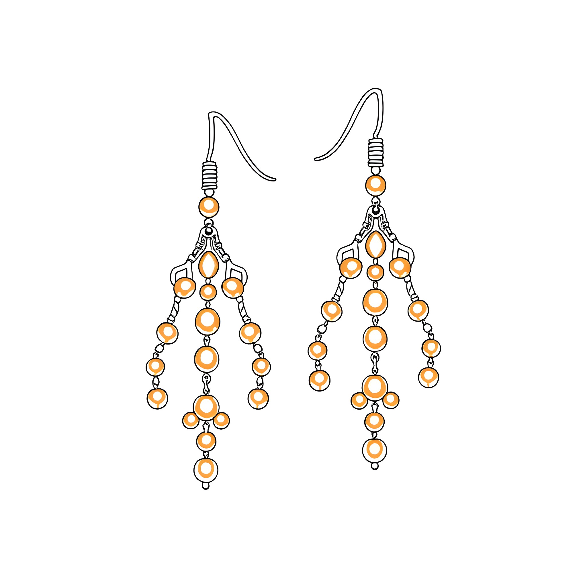 Best Earring Coloring Pages (Free Printable PDF)