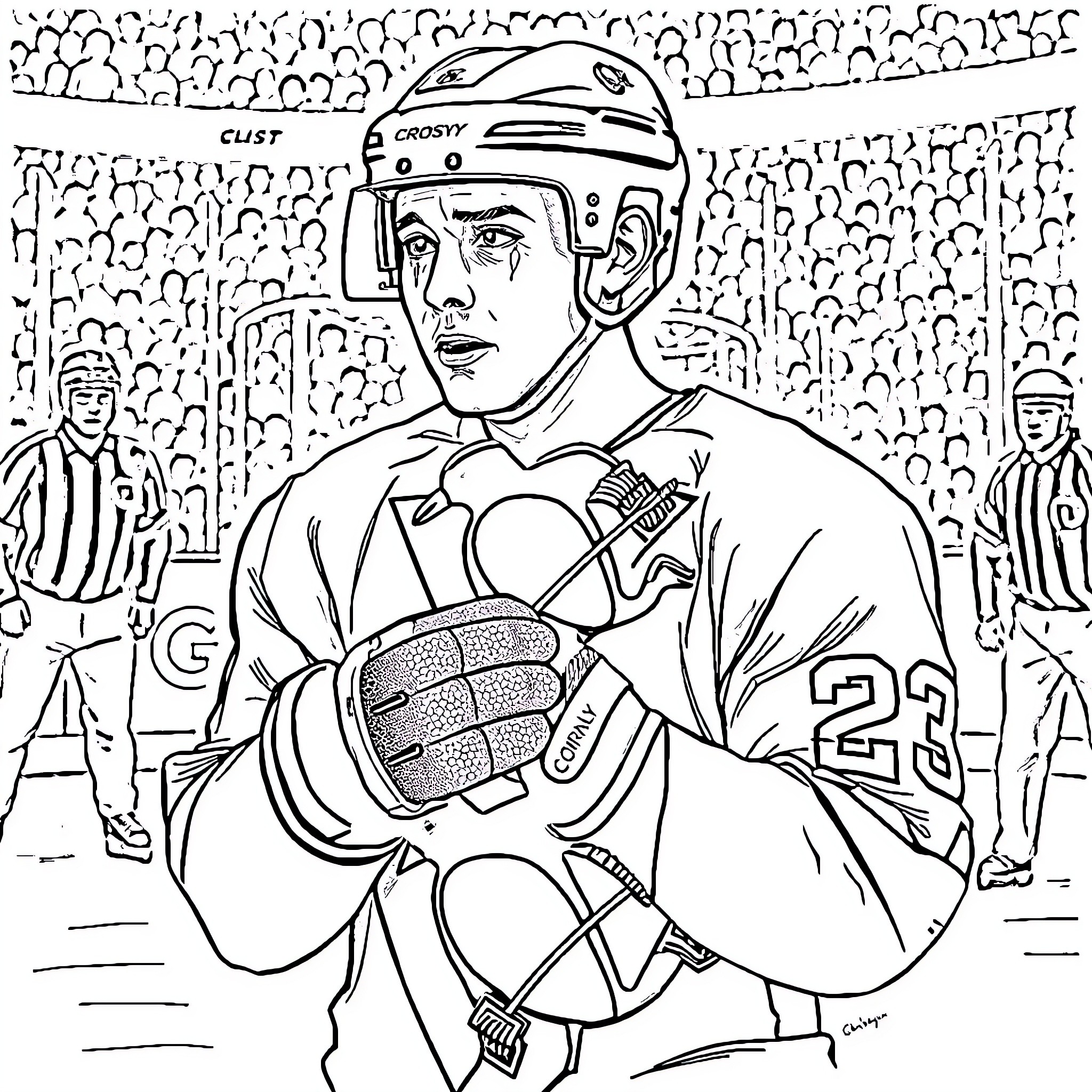 Best Sidney Crosby Coloring Pages (Free Printable PDF)