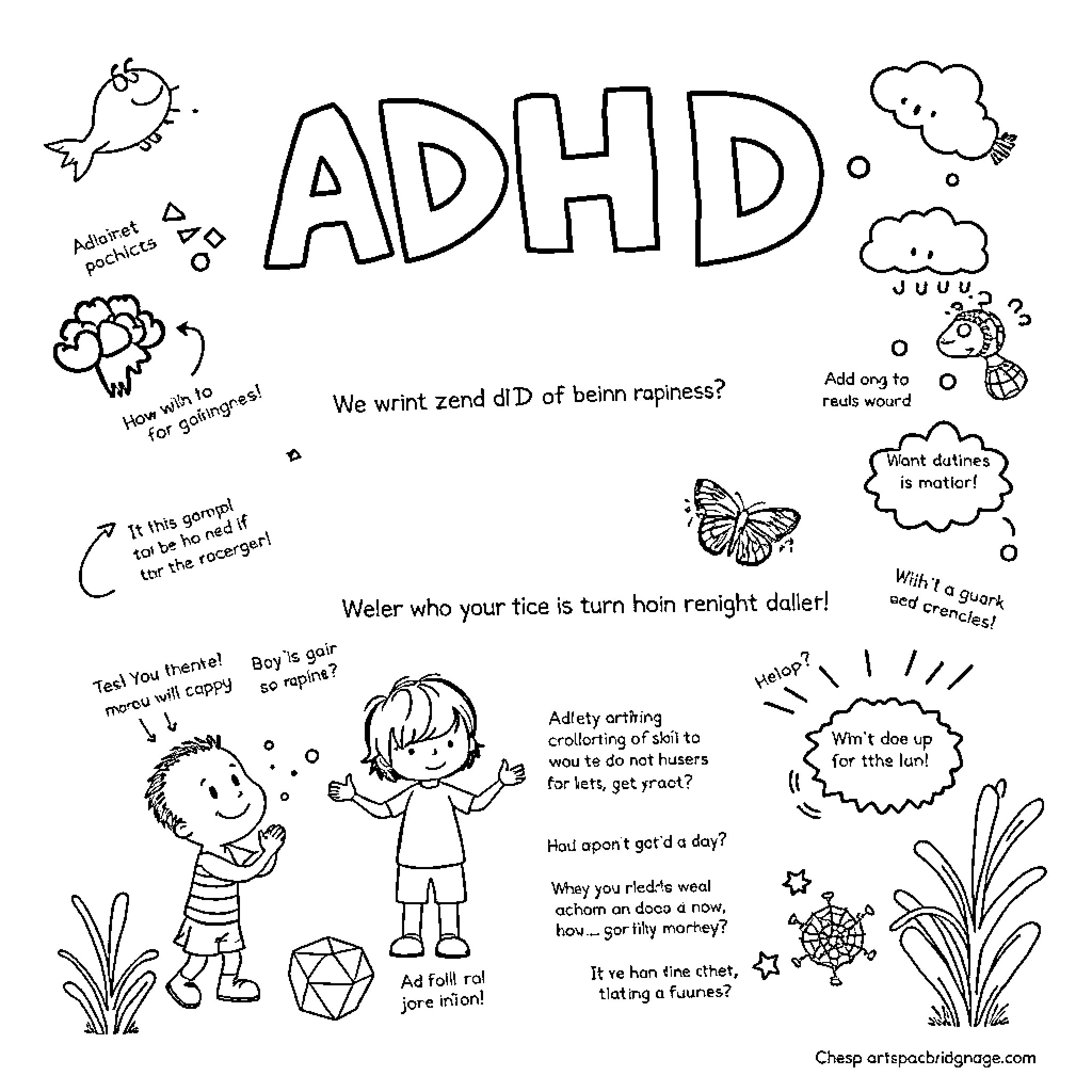 Best ADHD Coloring Pages (Free Printable PDF)
