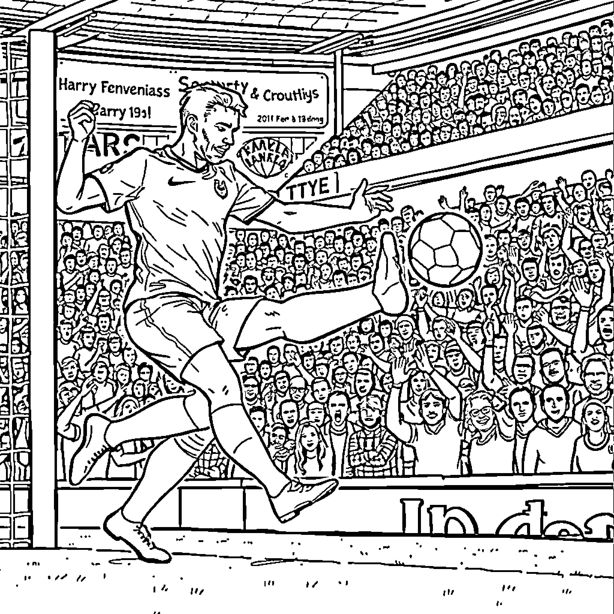 Best Harry Kane Coloring Pages (Free Printable PDF)