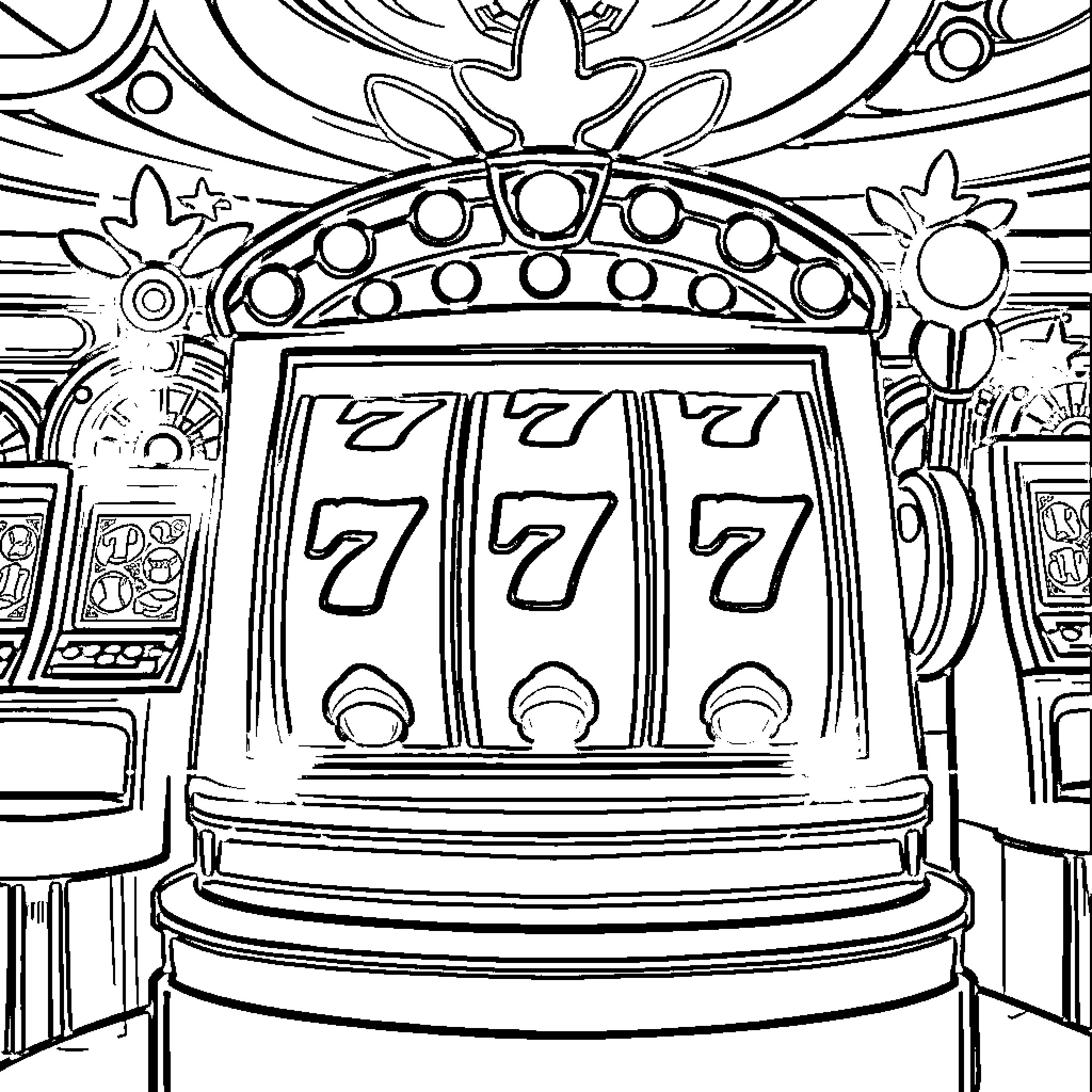 Best Casino Game Coloring Pages (Free Printable PDF)