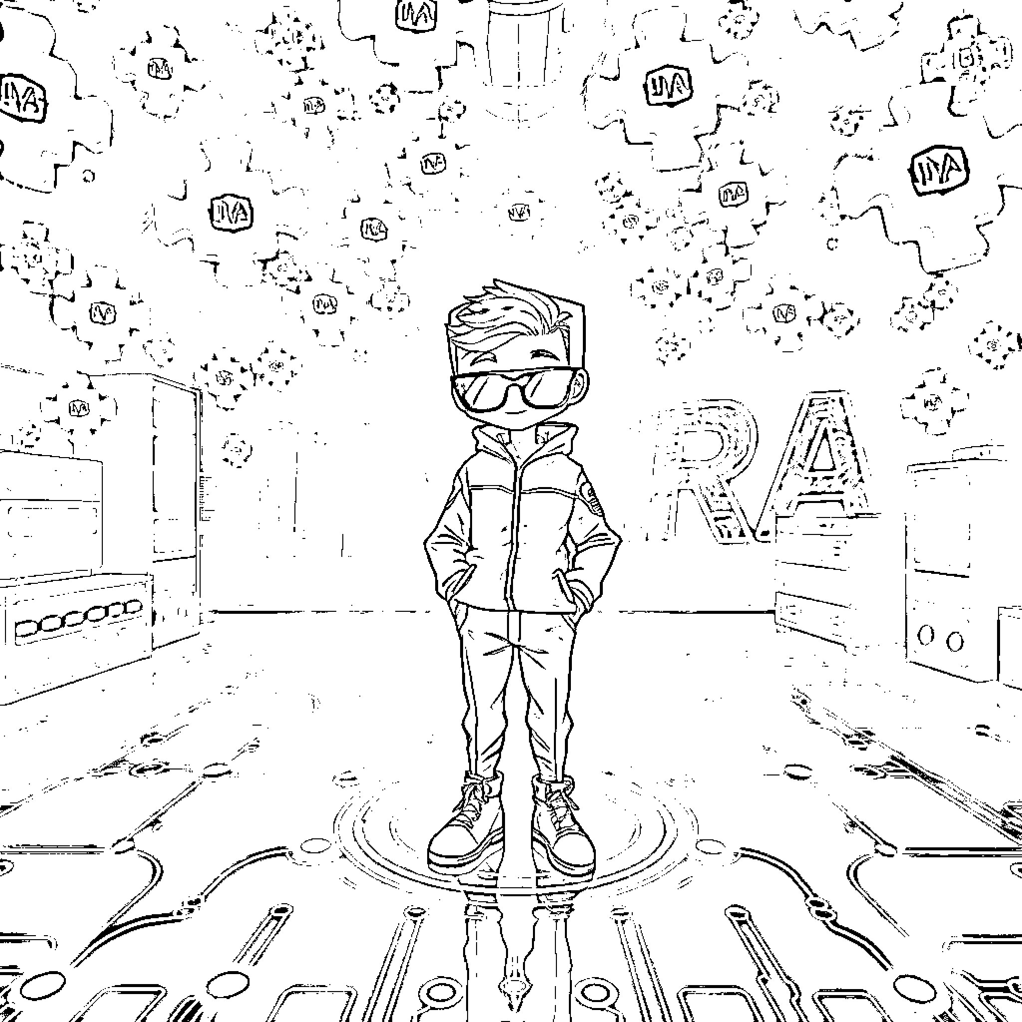 Best Humanoid Character Coloring Pages (Free Printable PDF)