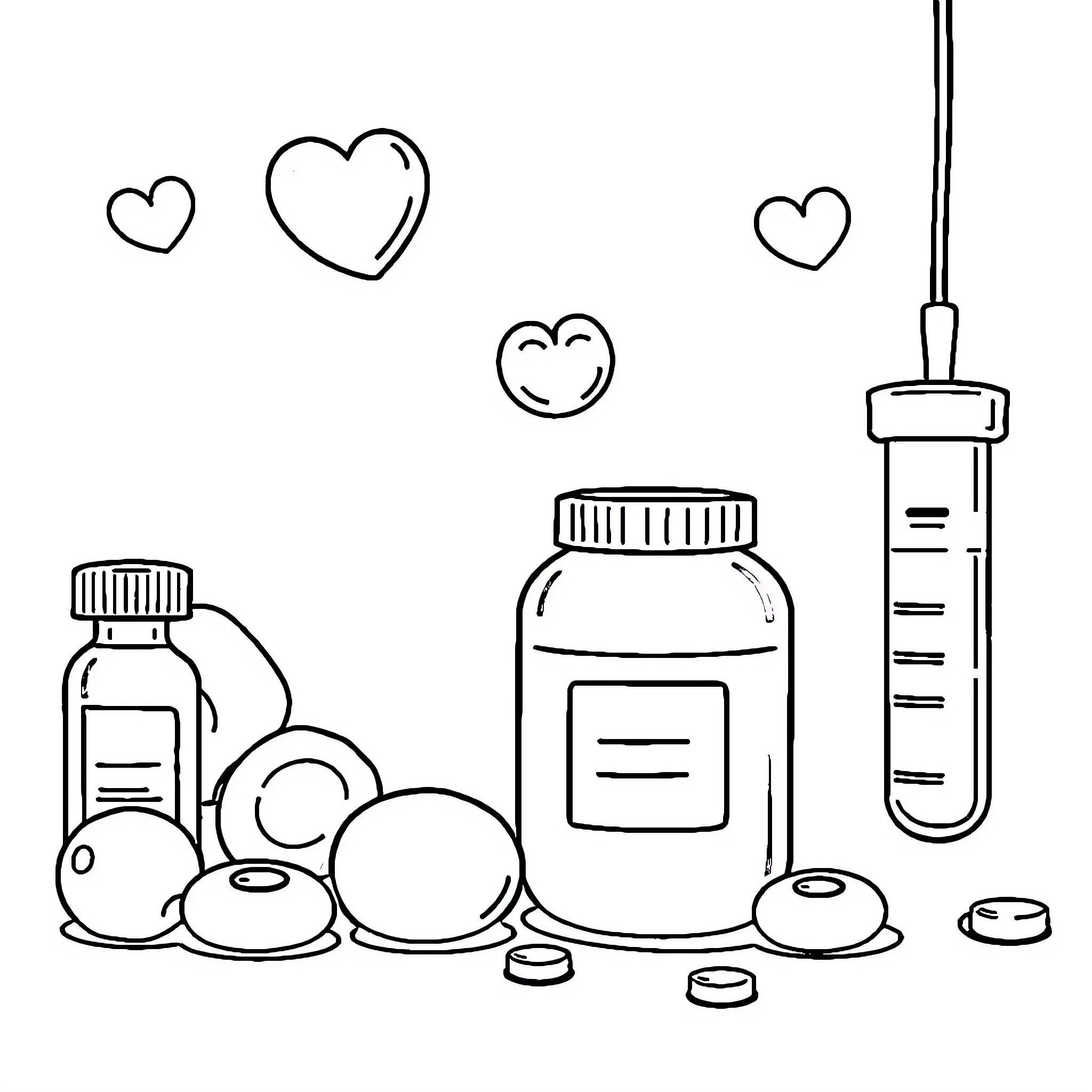 Best Medicine Coloring Pages (Free Printable PDF)