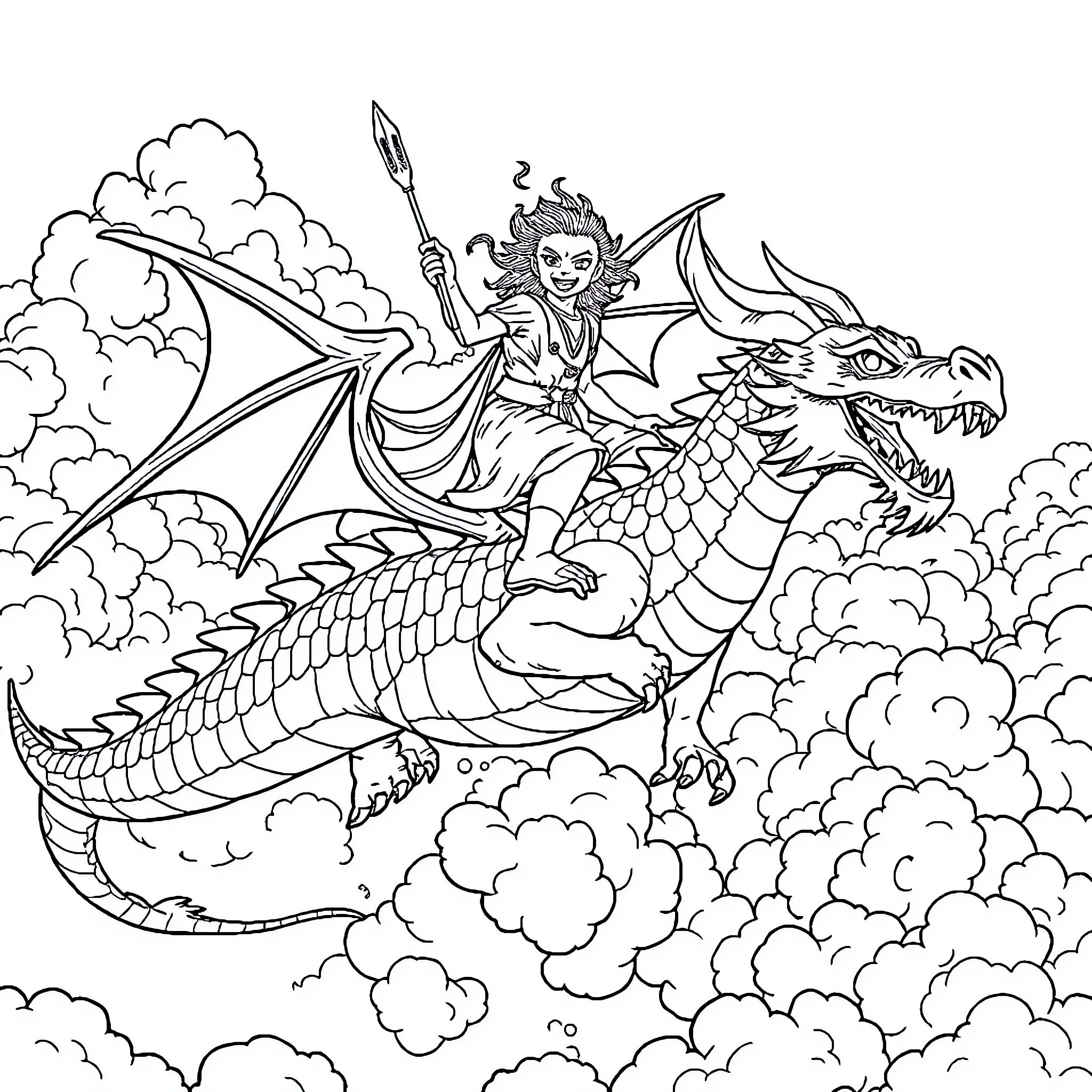 40 Best Sangoku Coloring Pages (Free Printable PDFs)