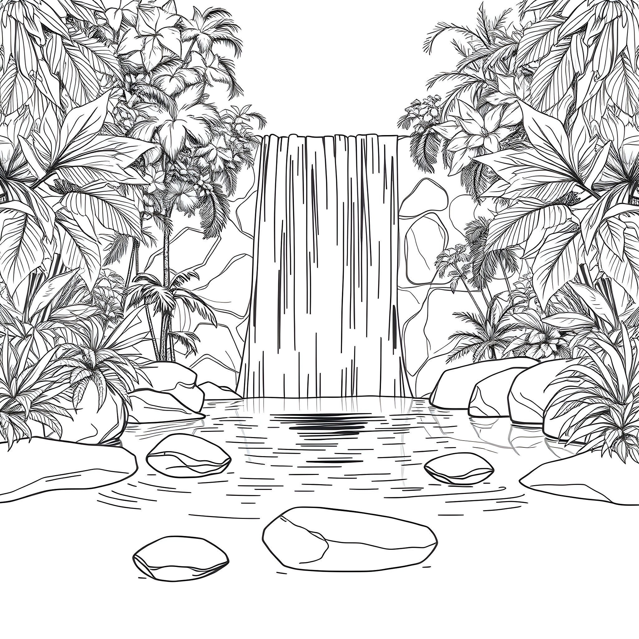 20 Best Waterfall Coloring Pages (Free Printable PDFs)