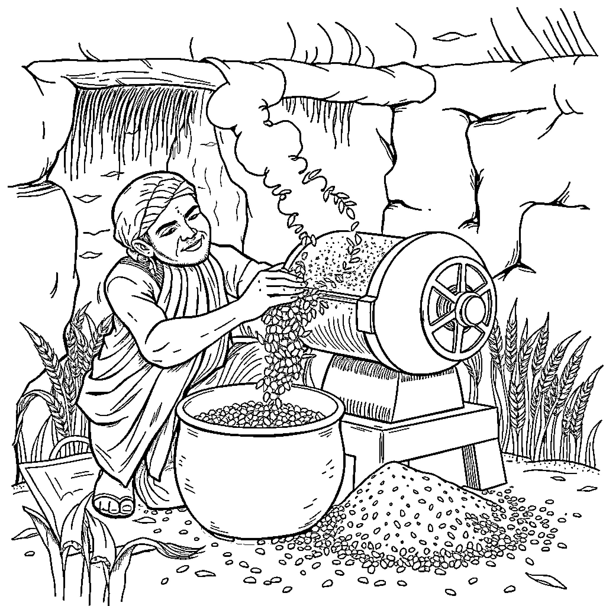 Best Farmer Coloring Pages (Free Printable PDF)