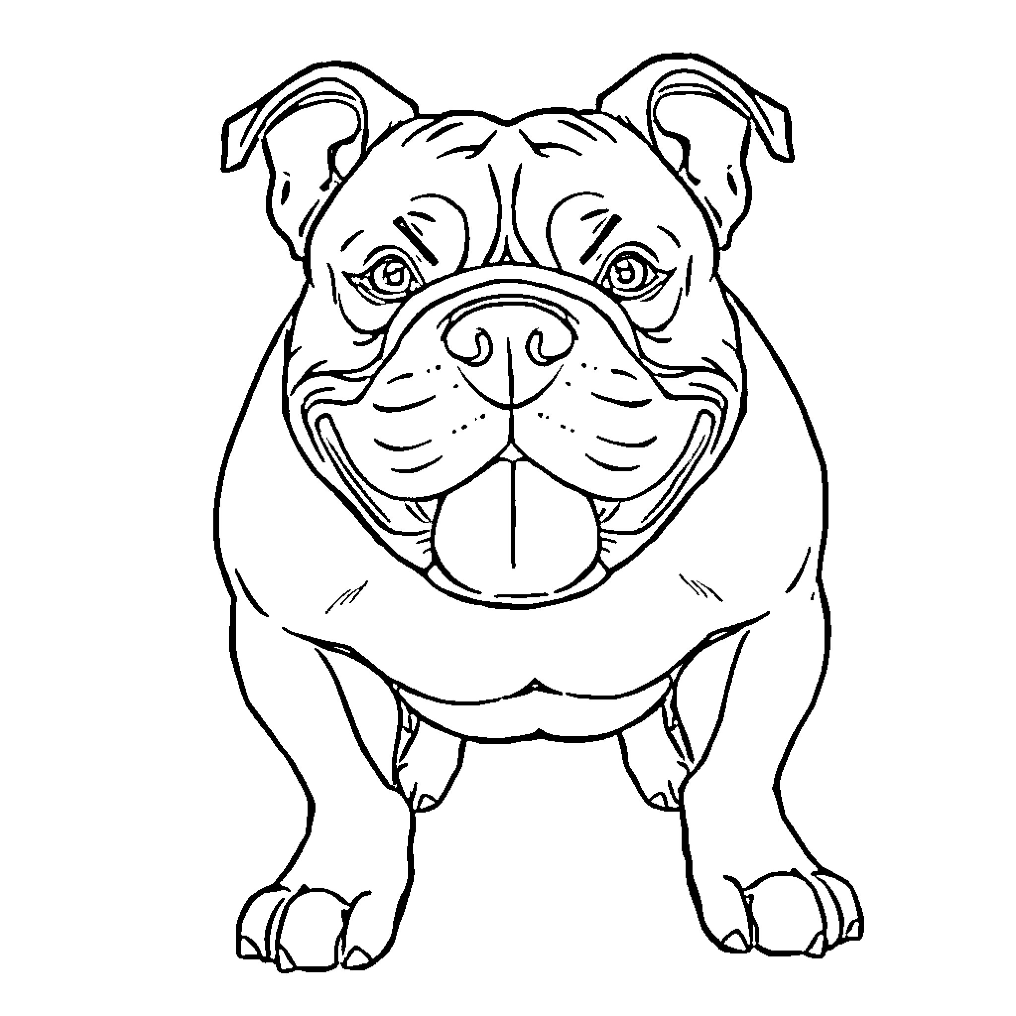 Best American Bully Coloring Pages (Free Printable PDF)