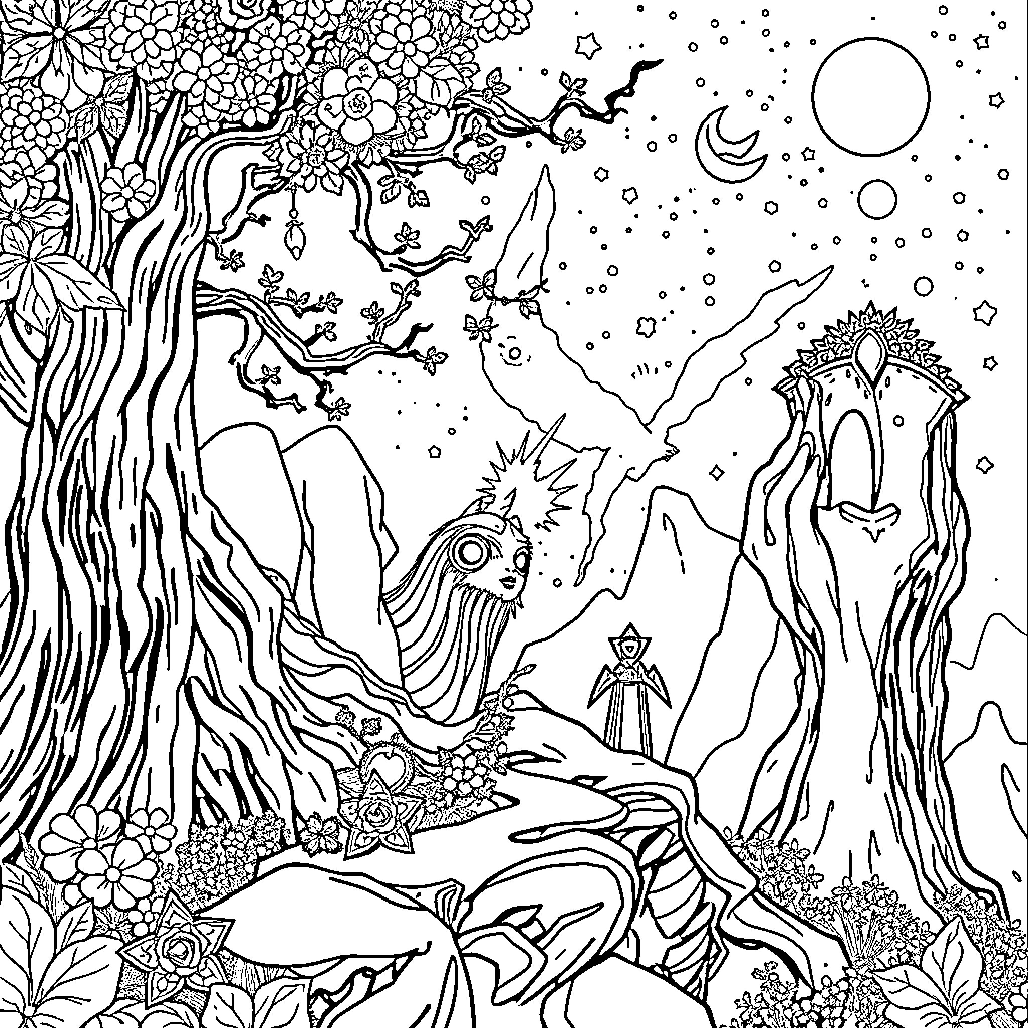 Best ACOTAR Coloring Pages (Free Printable PDF)