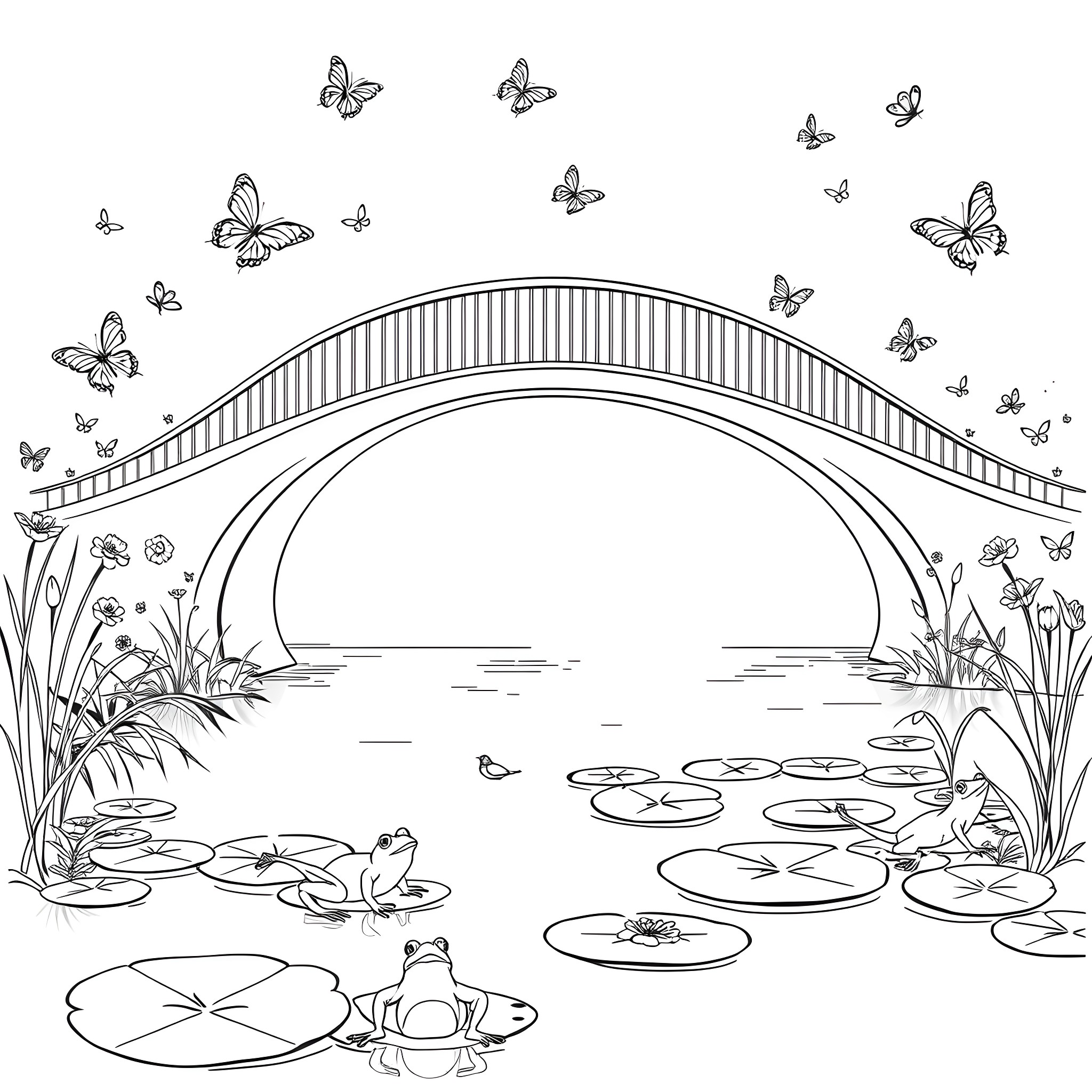 Best Bridge Coloring Pages (Free Printable PDF)