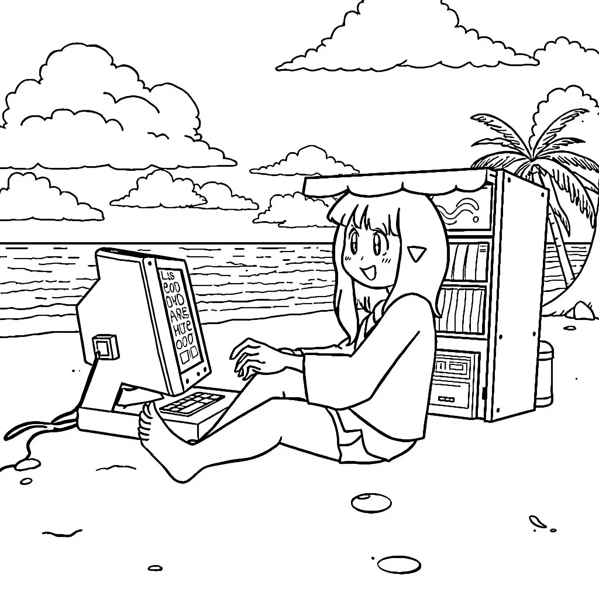 Best Hirono Coloring Pages (Free Printable PDF)