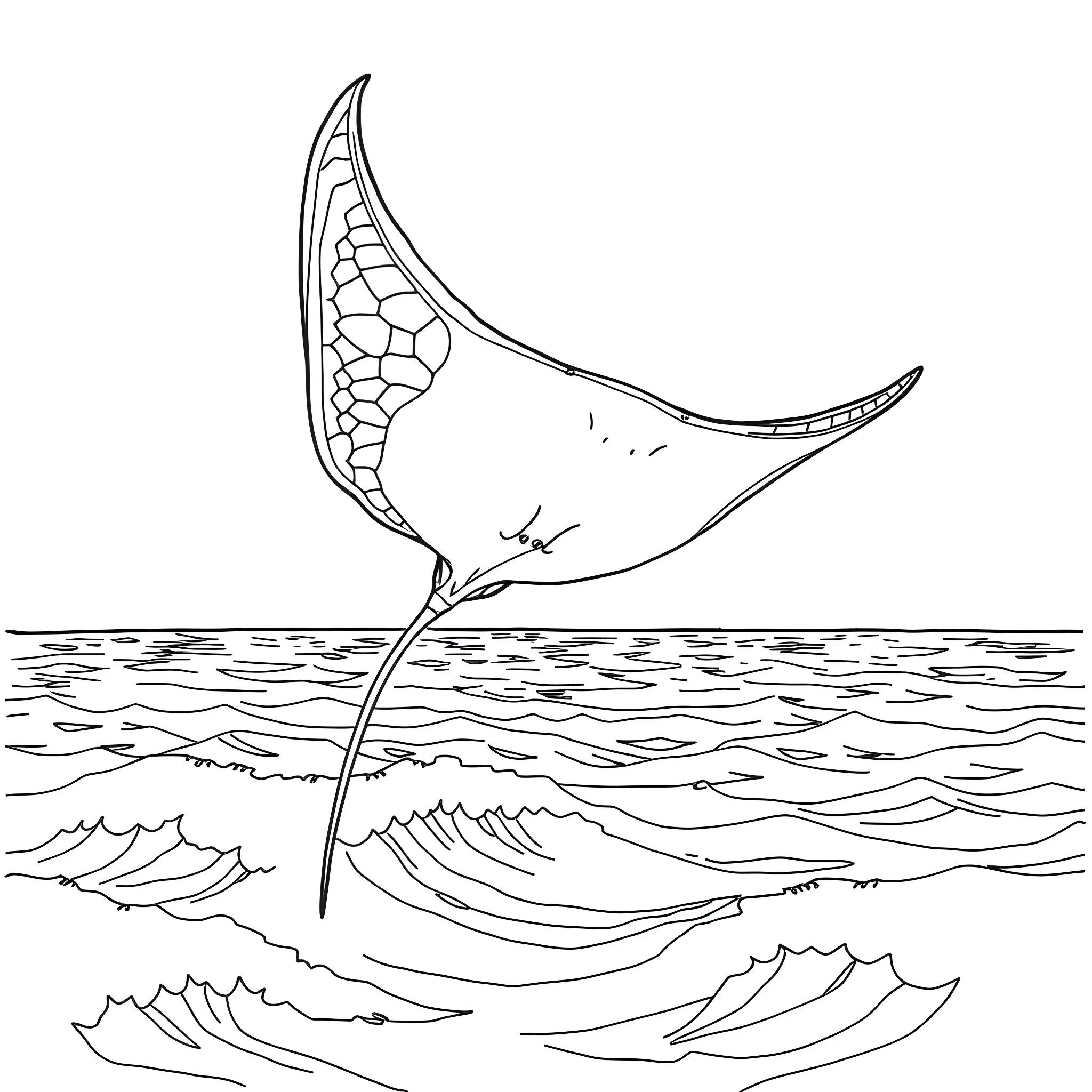 Best Manta Ray Coloring Pages (Free Printable PDF)
