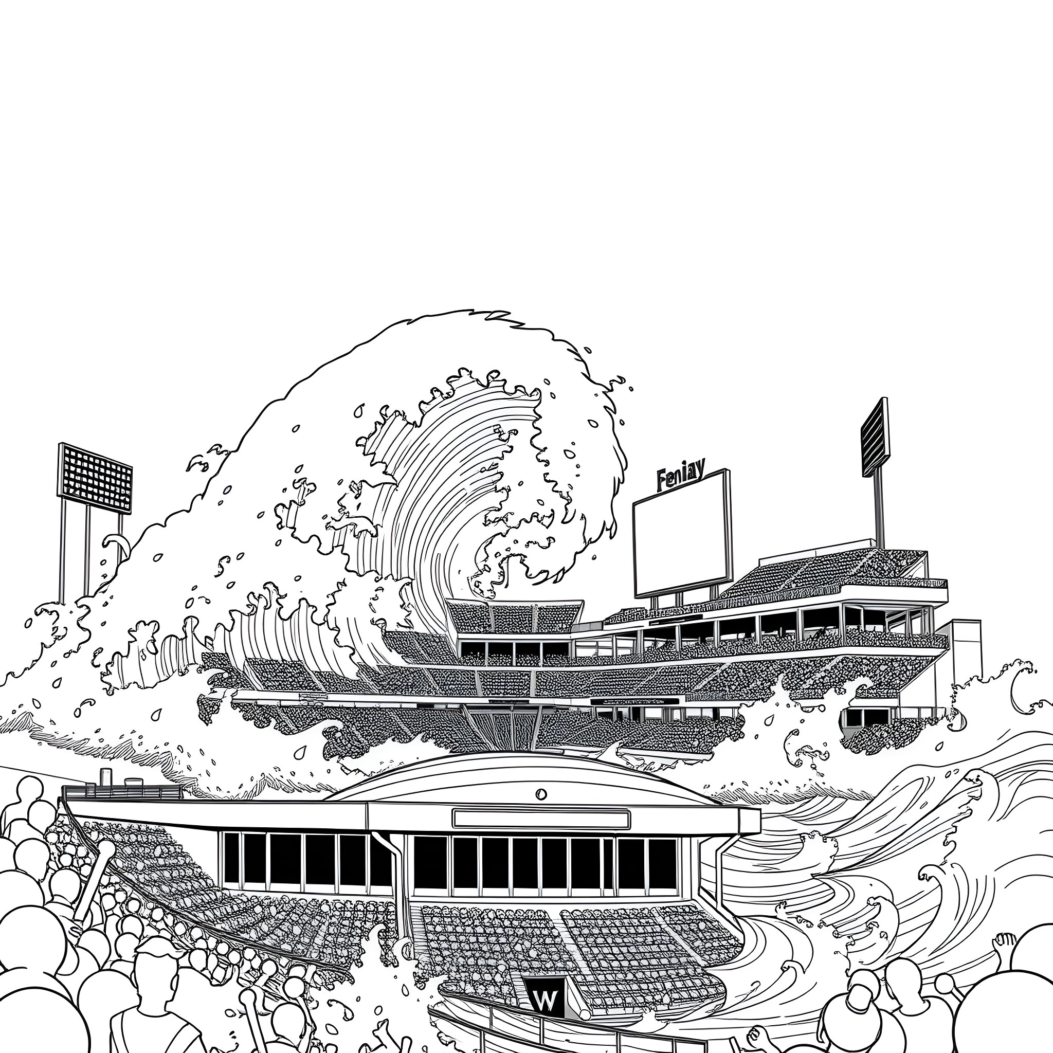 10 Best Tsunami Coloring Pages (Free Printable PDFs)