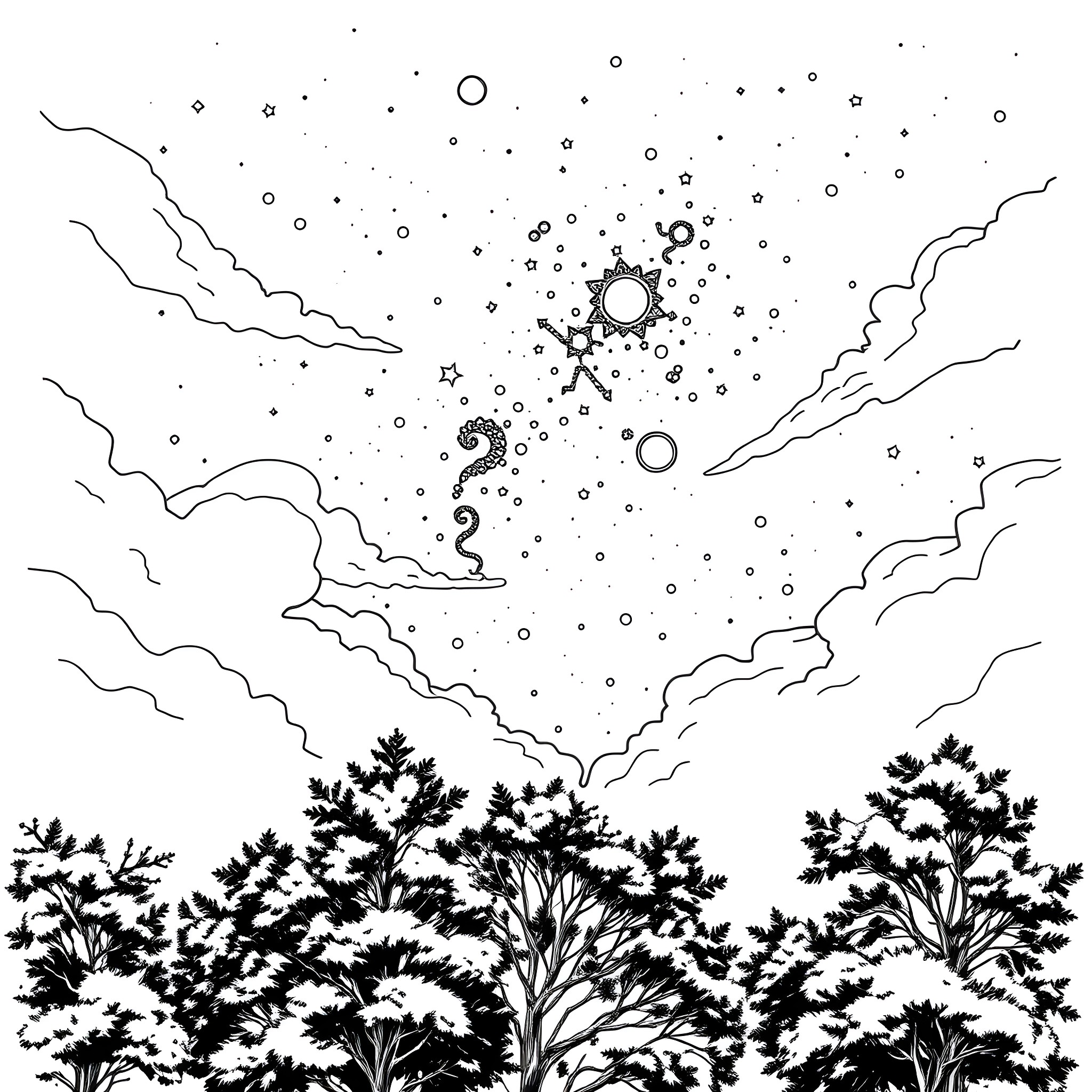 Best Matariki Coloring Pages (Free Printable PDF)