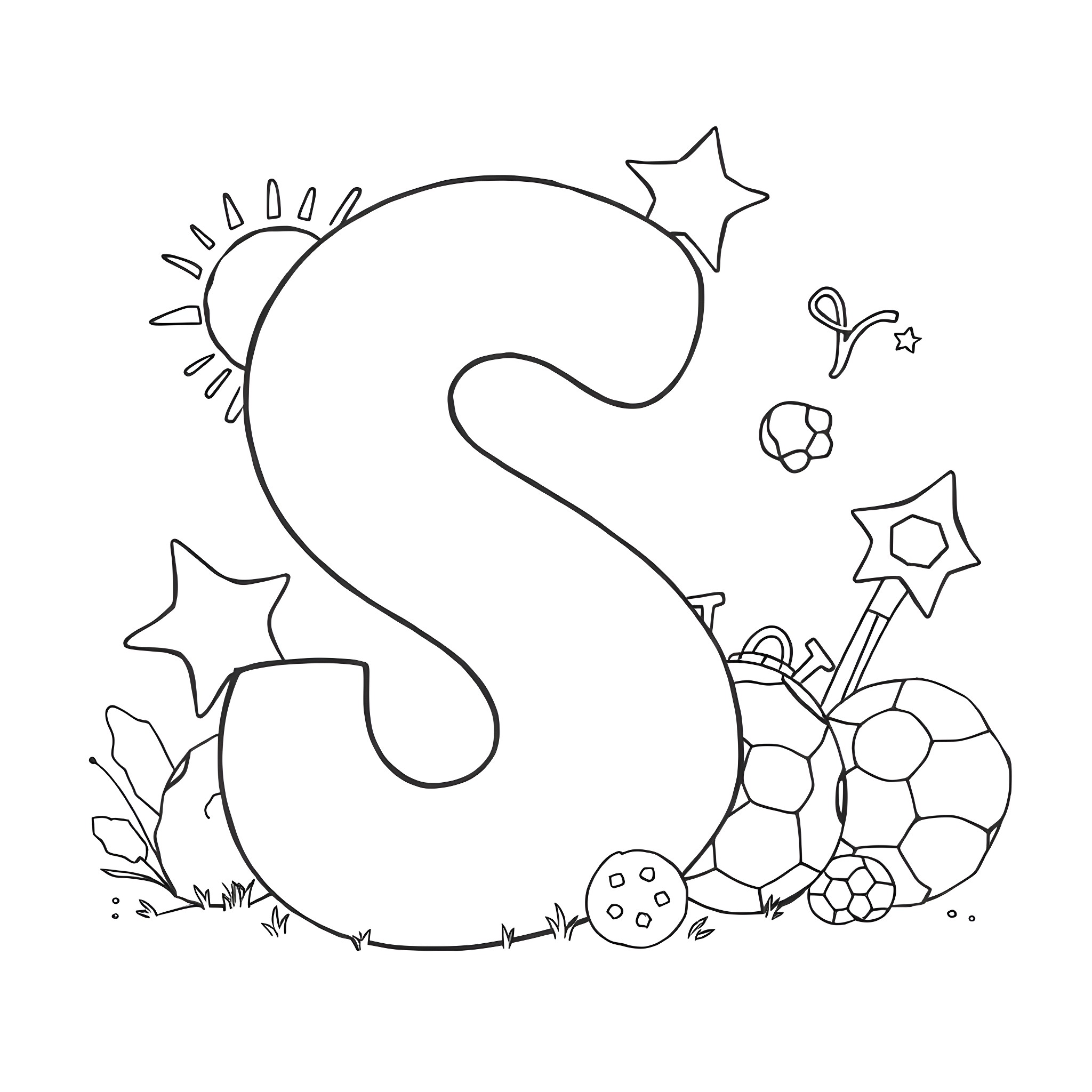 Best Letter S Coloring Pages (Free Printable PDF)