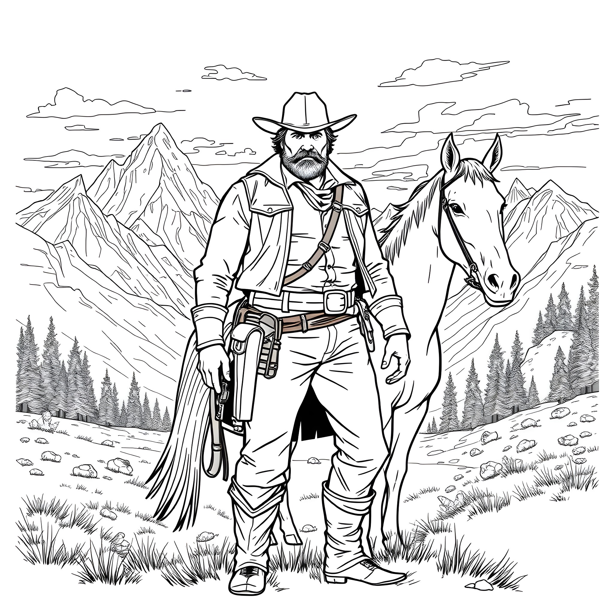 Best Arthur Morgan Coloring Pages (Free Printable PDF)