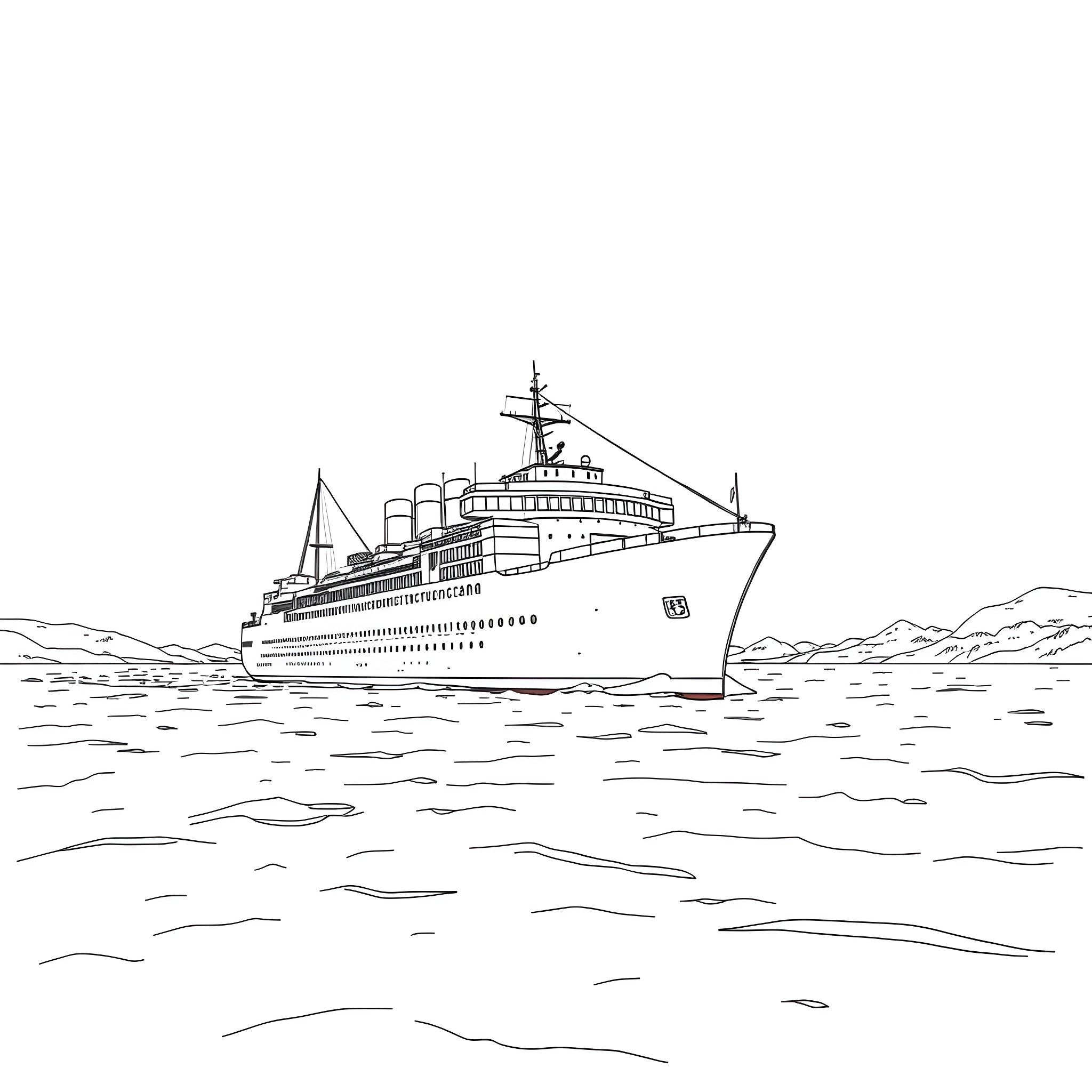 Best Ship Coloring Pages (Free Printable PDF)
