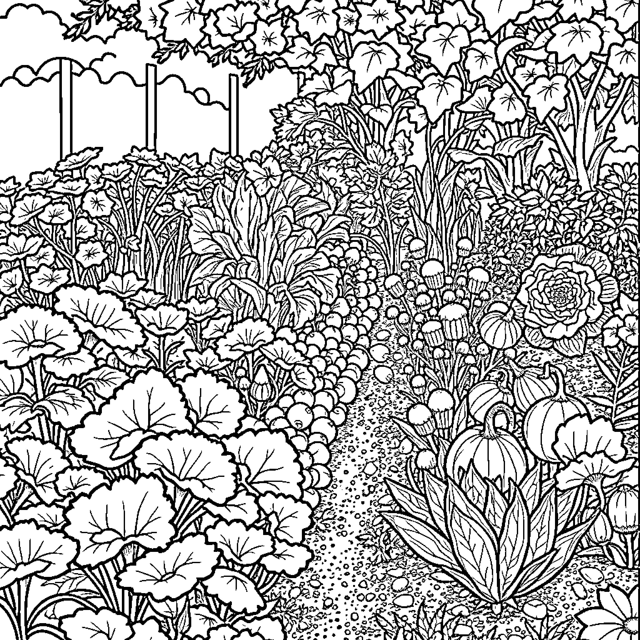 Best Vegetable Coloring Pages (Free Printable PDF)