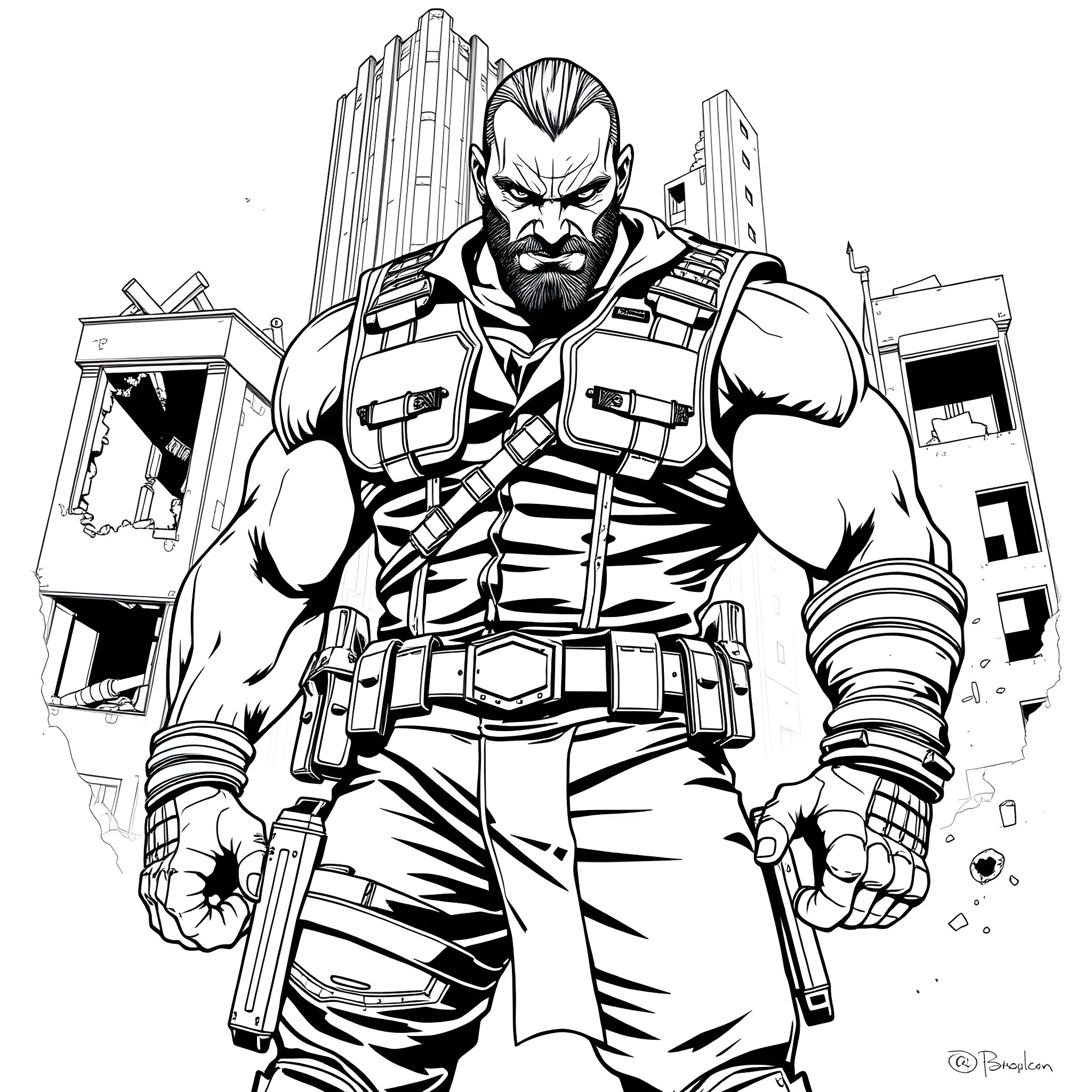 107 Best Bane Coloring Pages (Free Printable PDFs)