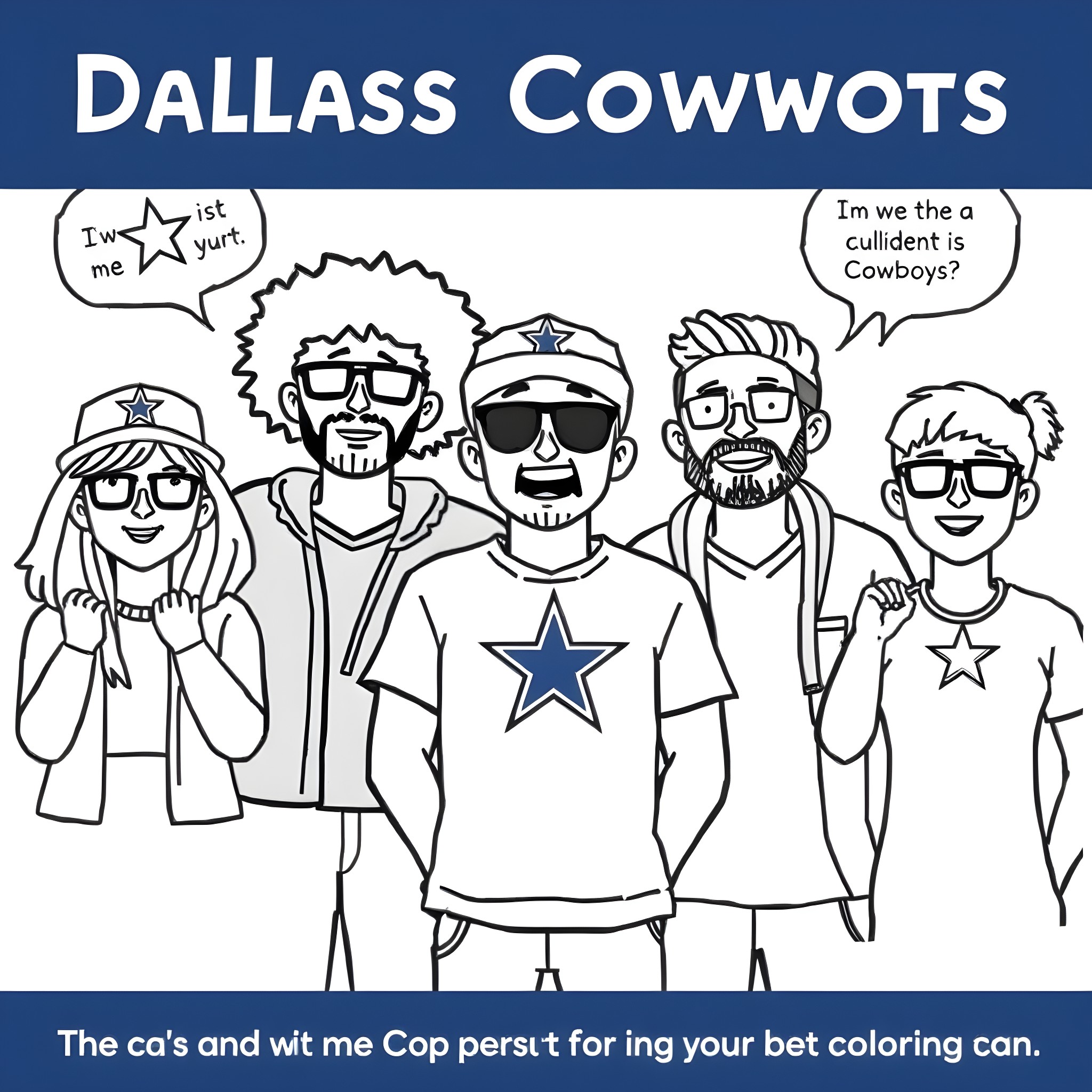 Best Dallas Cowboys Coloring Pages (Free Printable PDF)