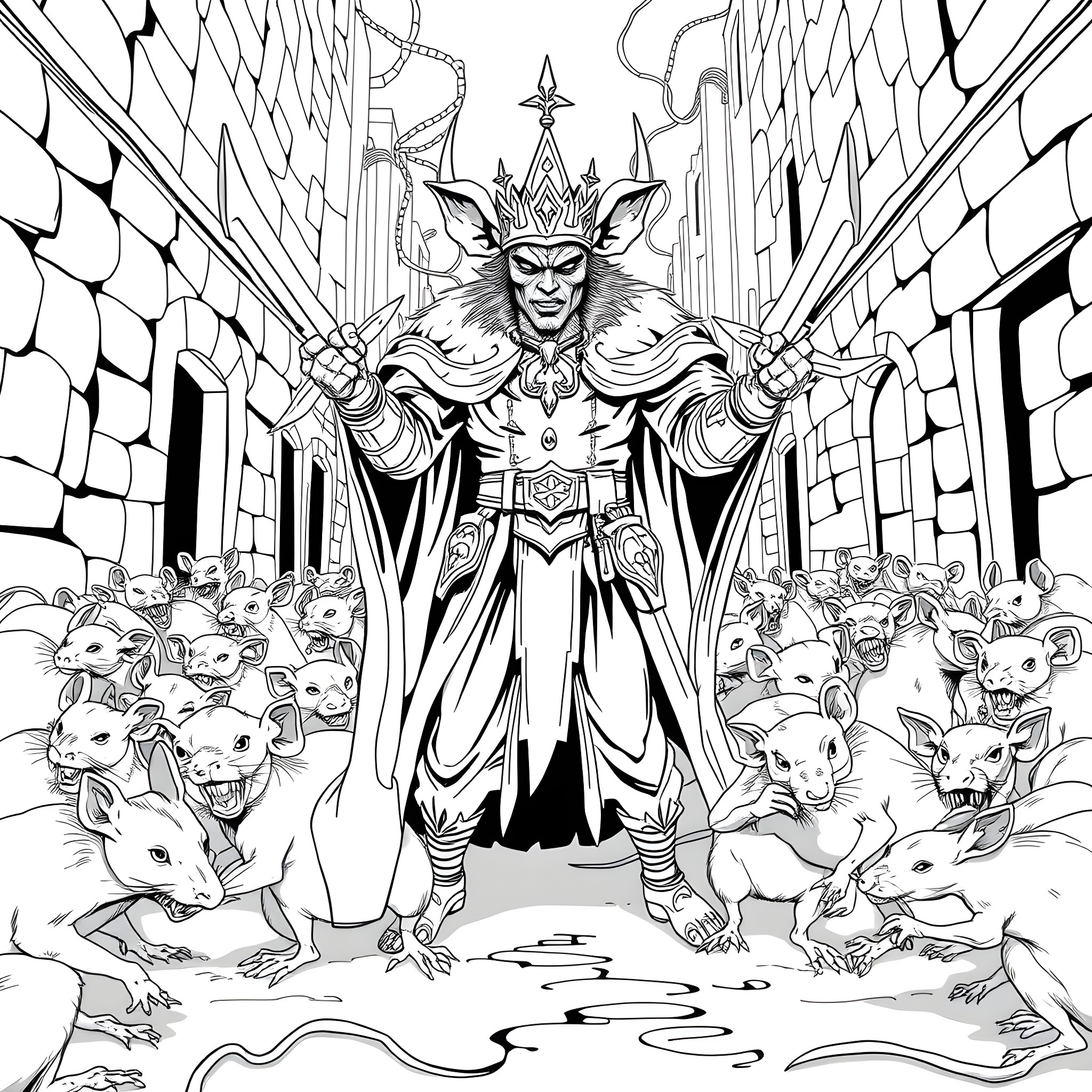 1 Best Rat King Coloring Pages (Free Printable PDFs)