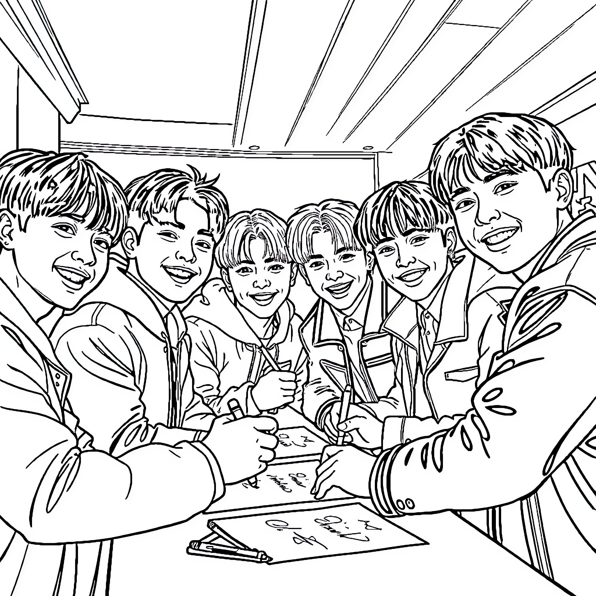 56 Best BTS Coloring Pages (Free Printable PDFs)