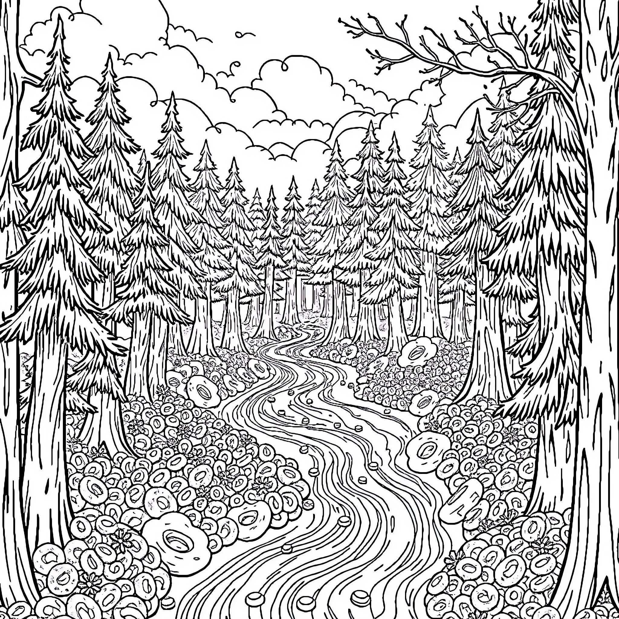 129 Best Forest Coloring Pages (Free Printable PDFs)