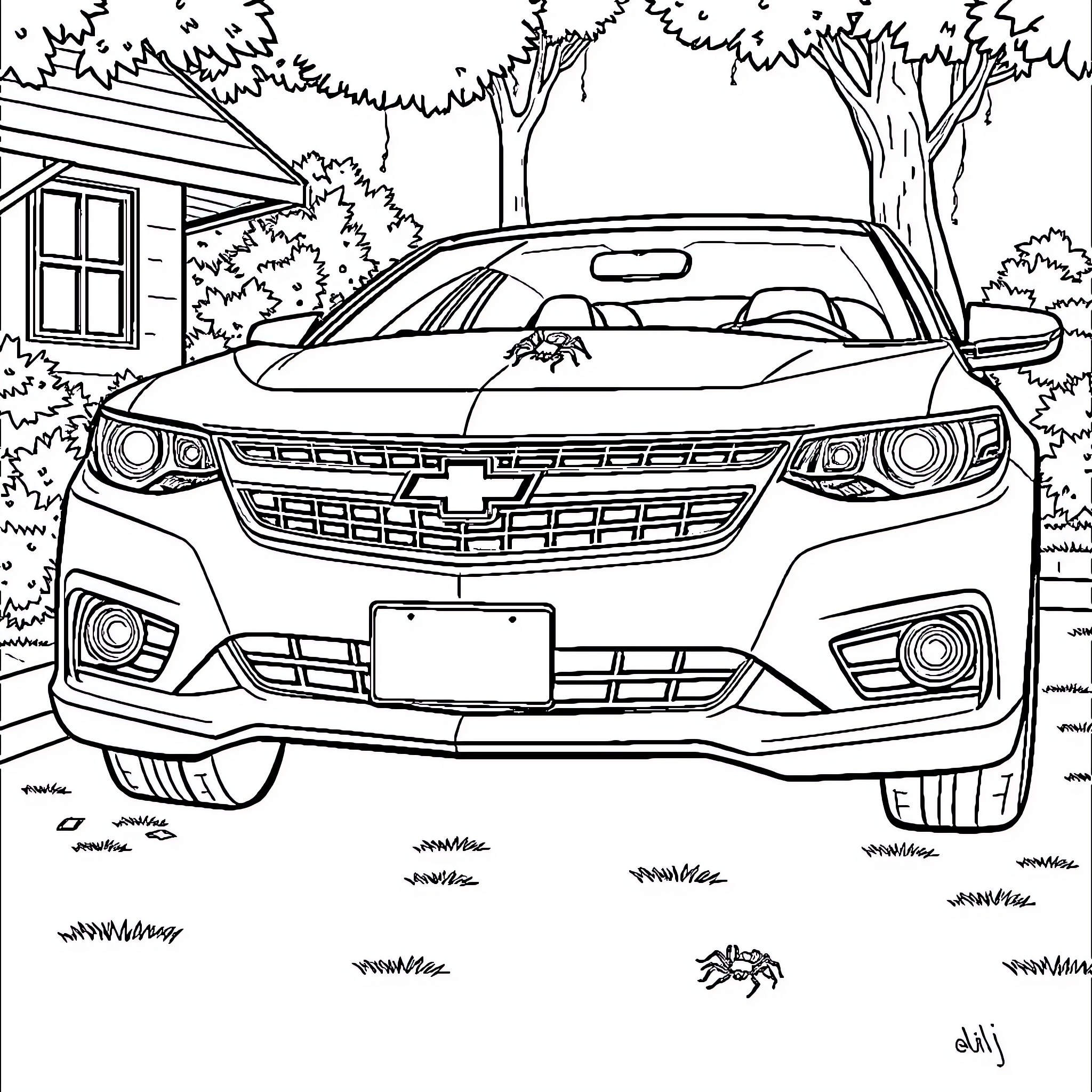 Best Chevy Malibu Coloring Pages (Free Printable PDF)