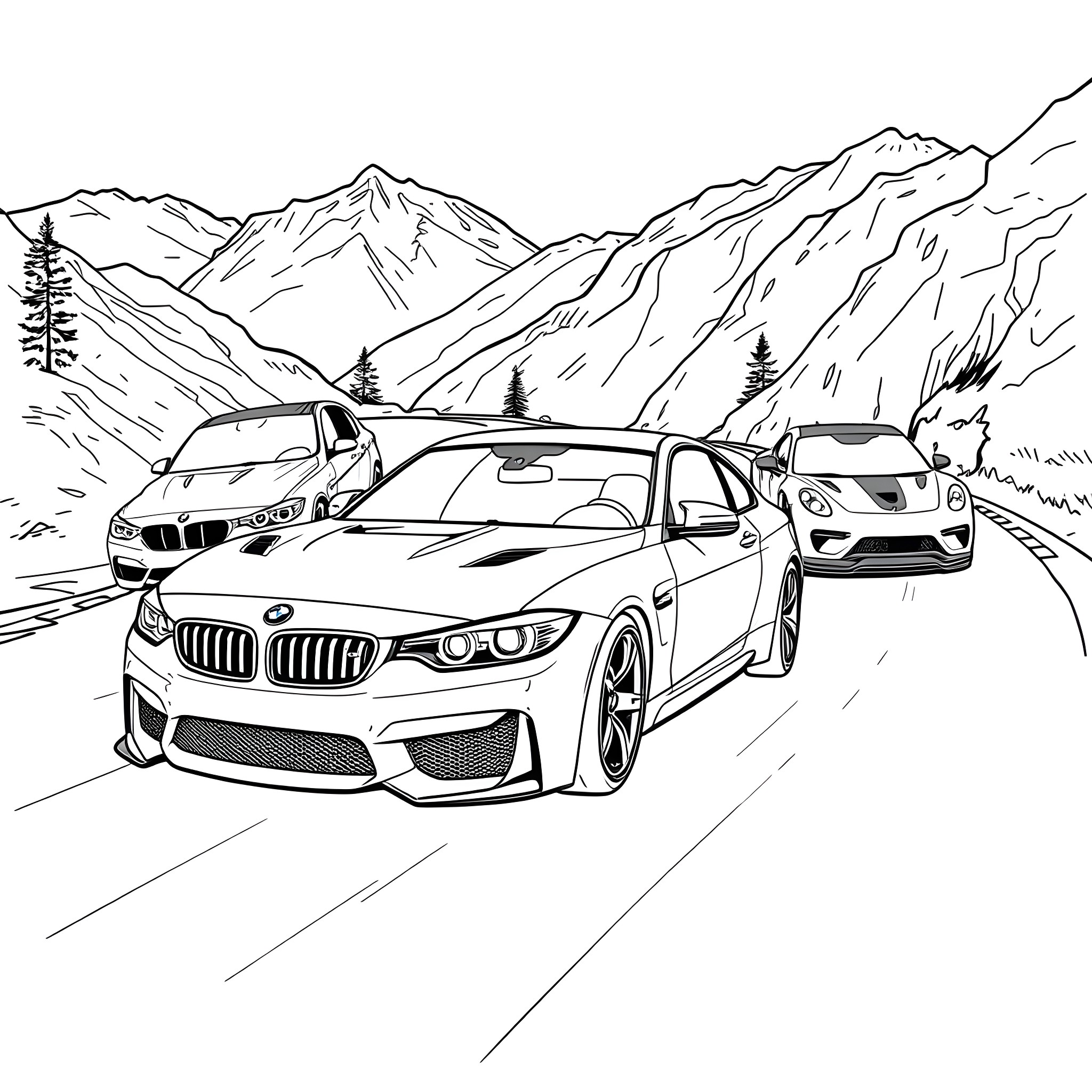 101 Best Car Coloring Pages (Free Printable PDFs)