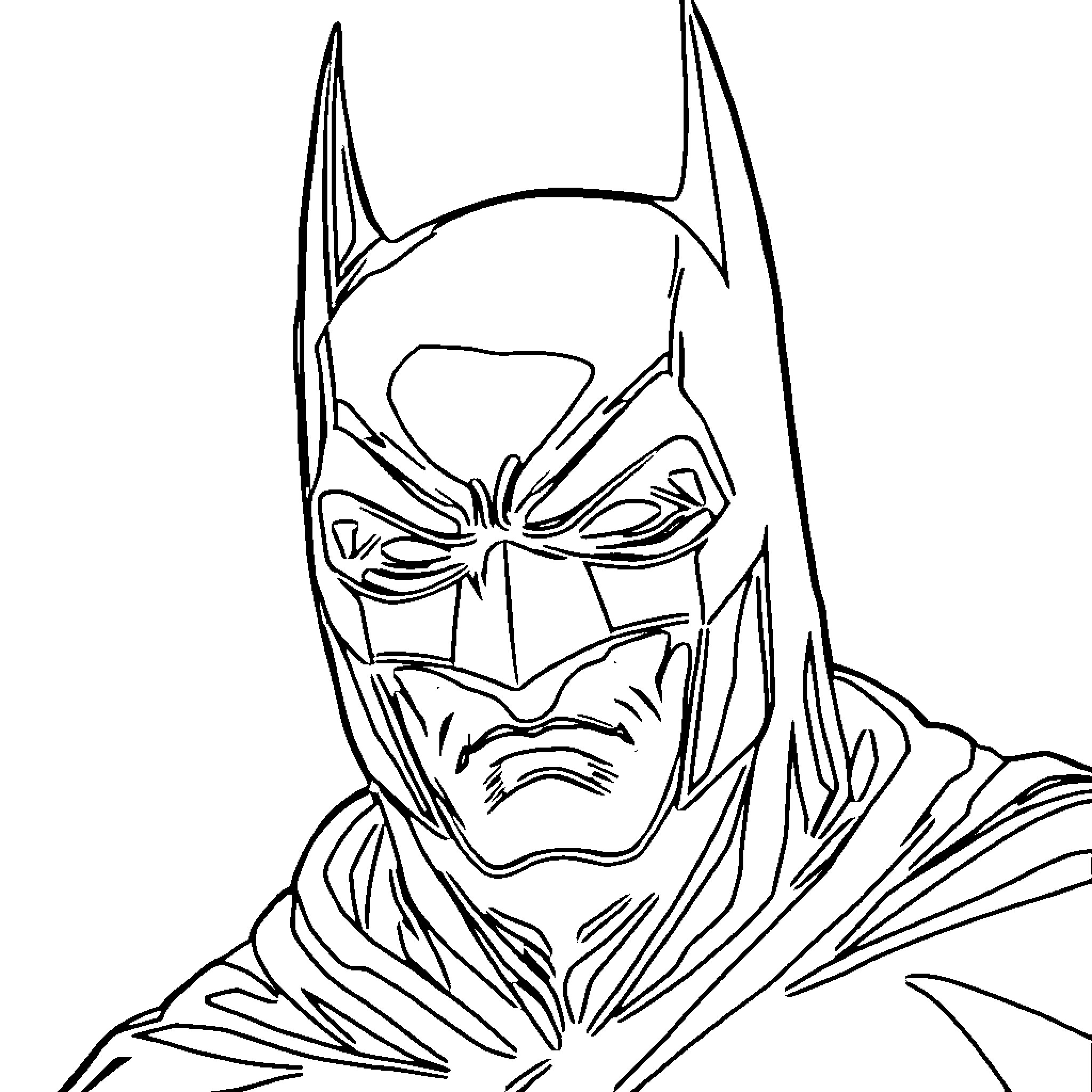 Best Batman Mask Coloring Pages (Free Printable PDF)