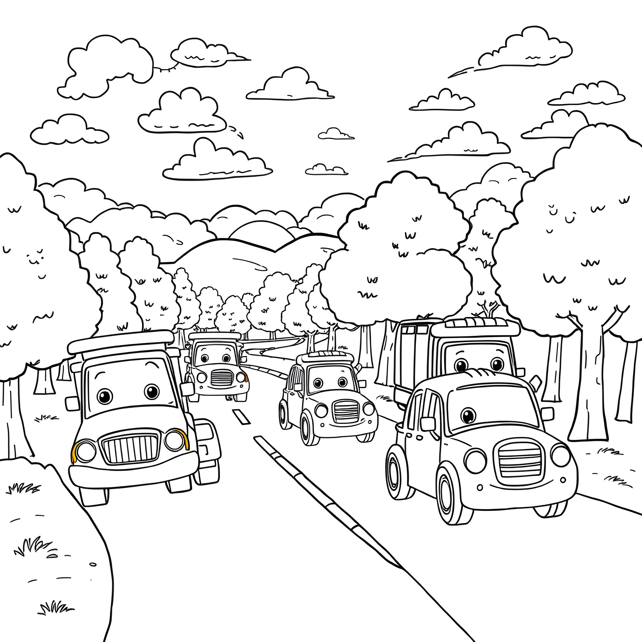 571 Best Car Coloring Pages (Free Printable PDFs)