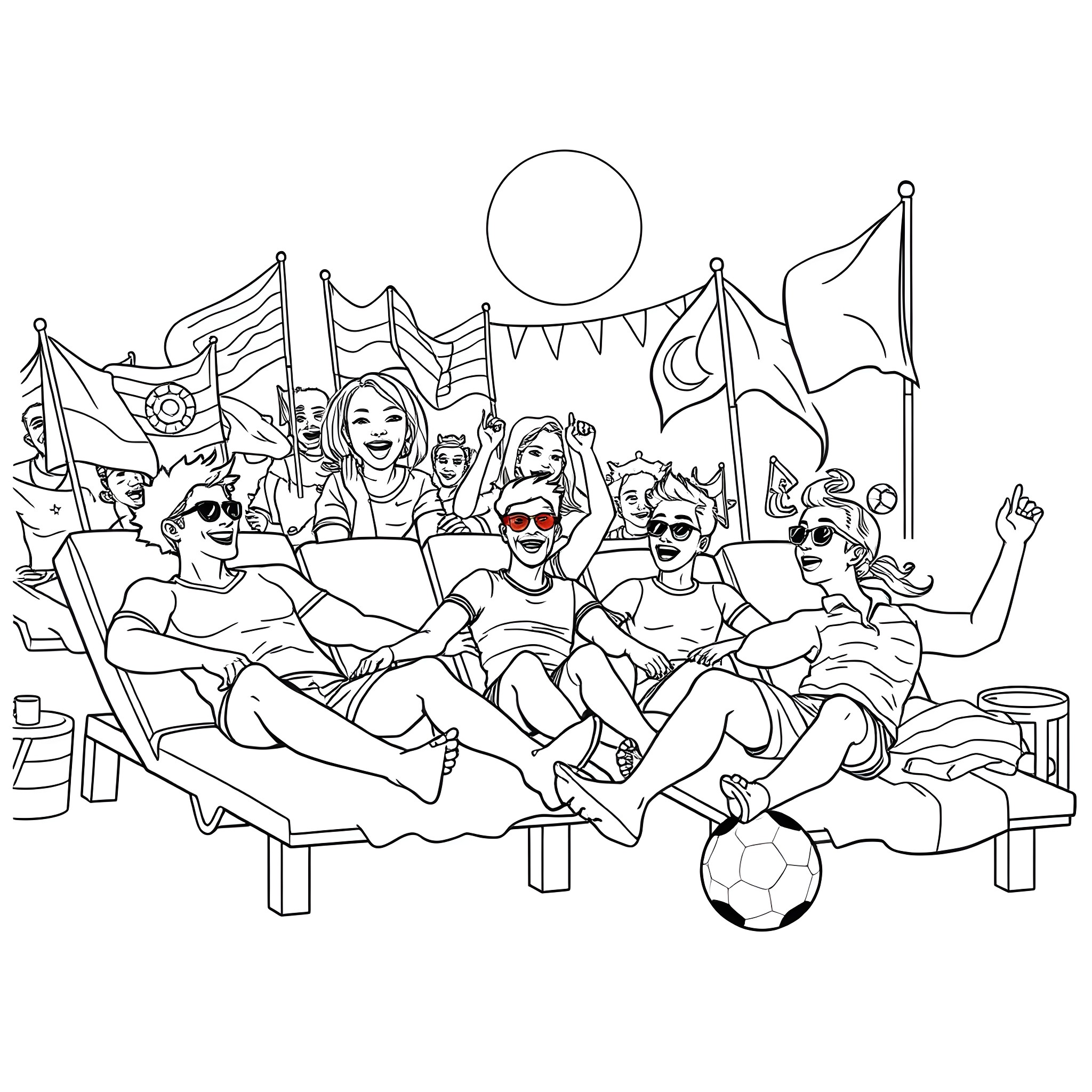 1 Best Soccer Ultras Coloring Pages (Free Printable PDFs)