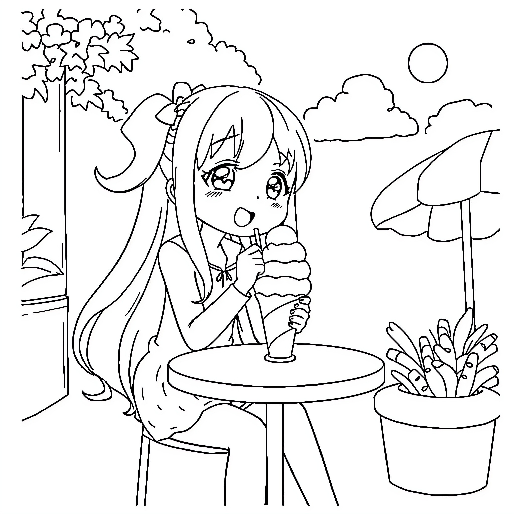 Best Kurumi Coloring Pages (Free Printable PDF)