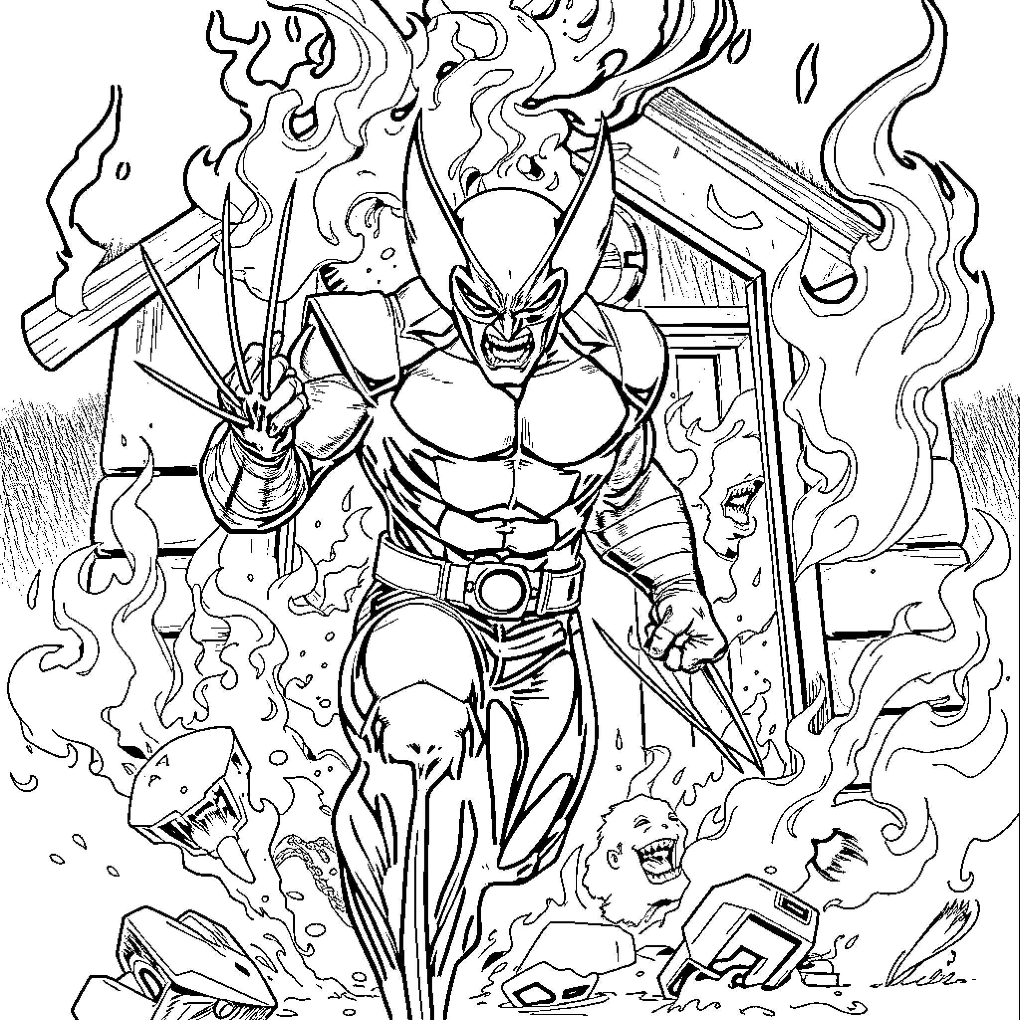 Best Wolverine Coloring Pages (Free Printable PDF)