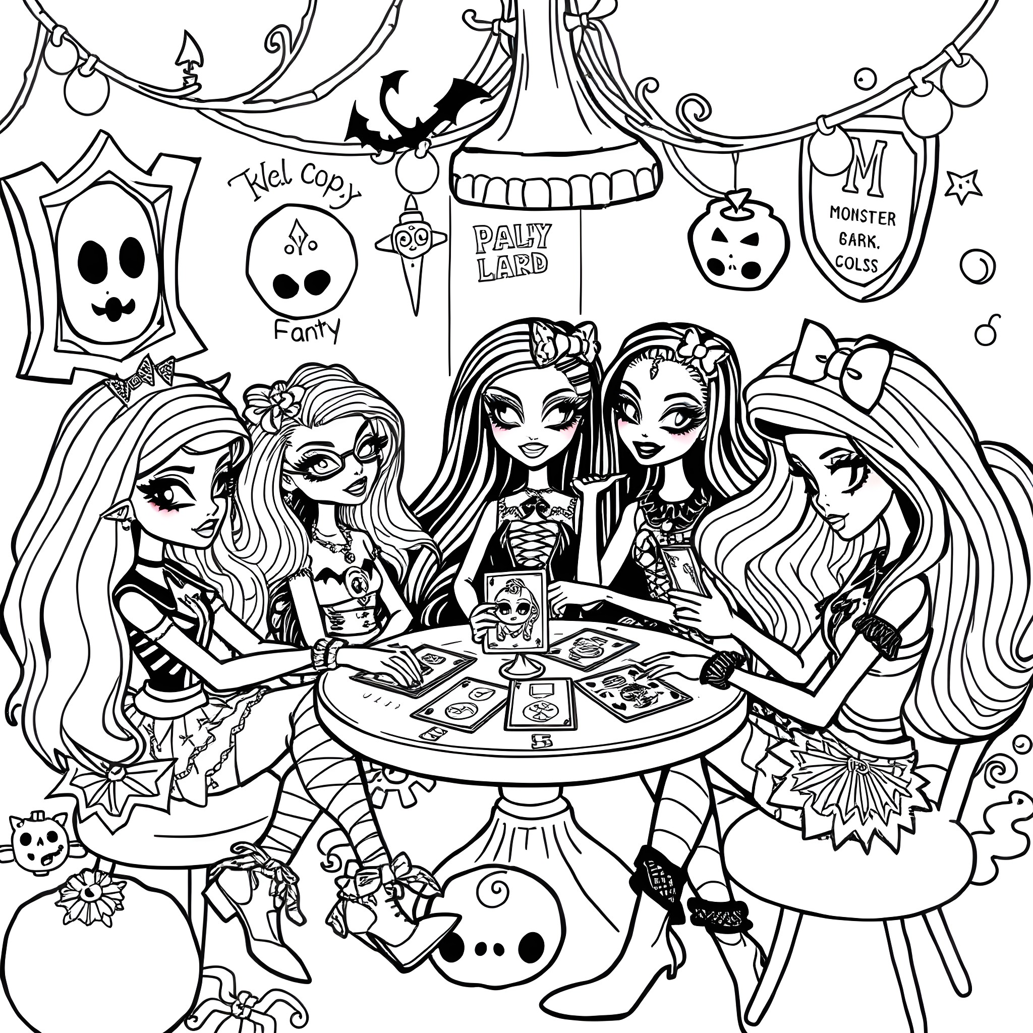 Best Monster High Coloring Pages (Free Printable PDF)