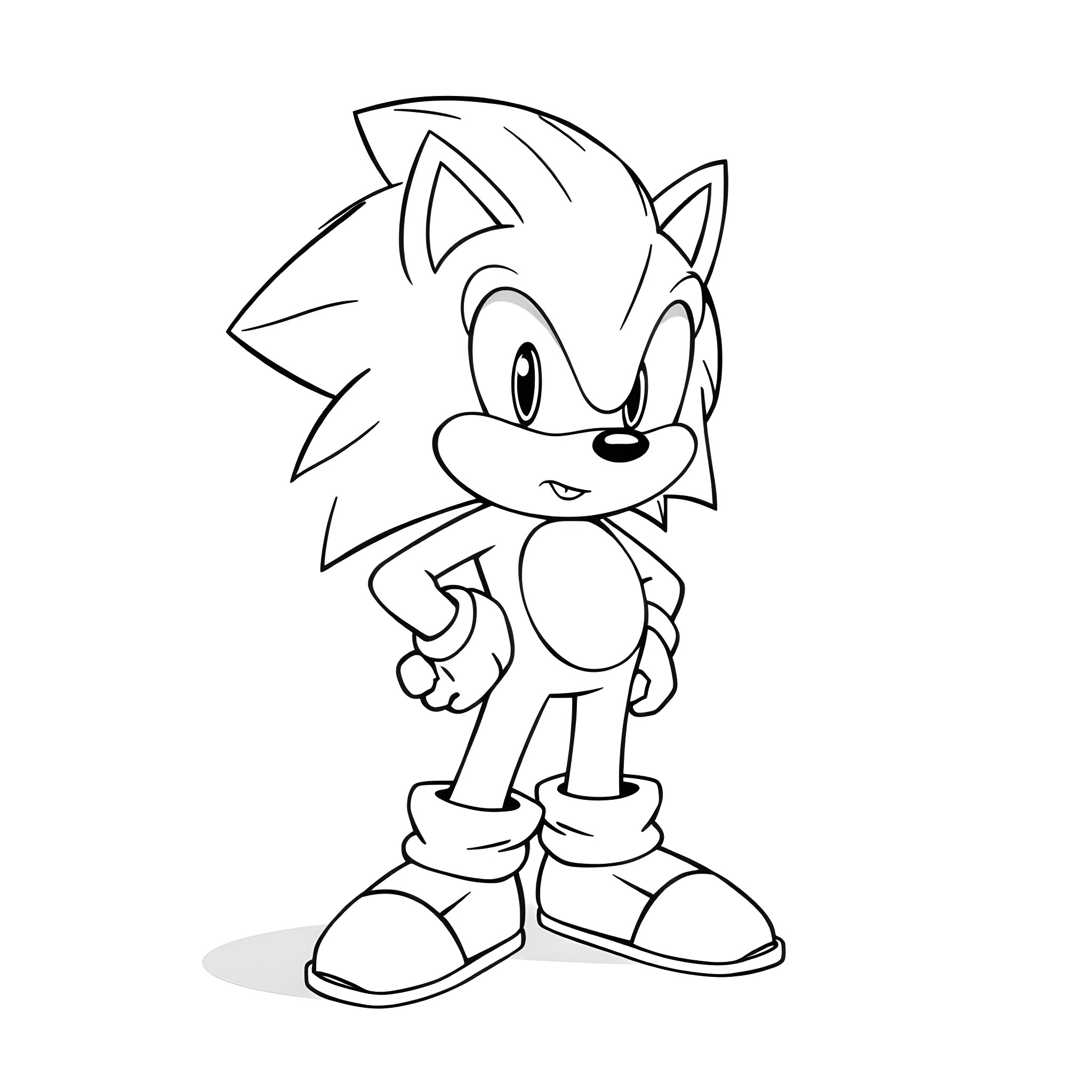 Best Shadow Sonic Coloring Pages (Free Printable PDF)