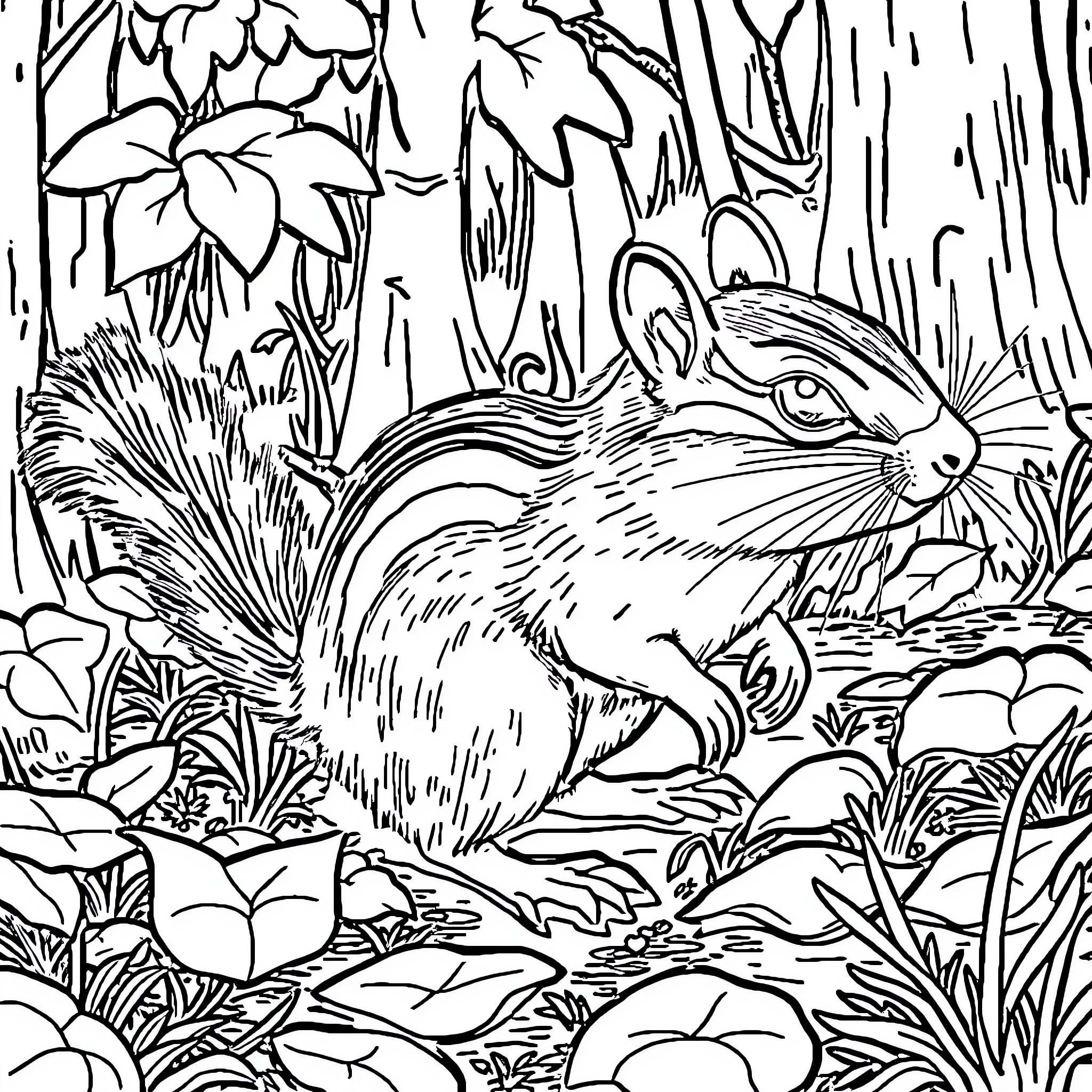 Best Chipmunk Coloring Pages (Free Printable PDF)