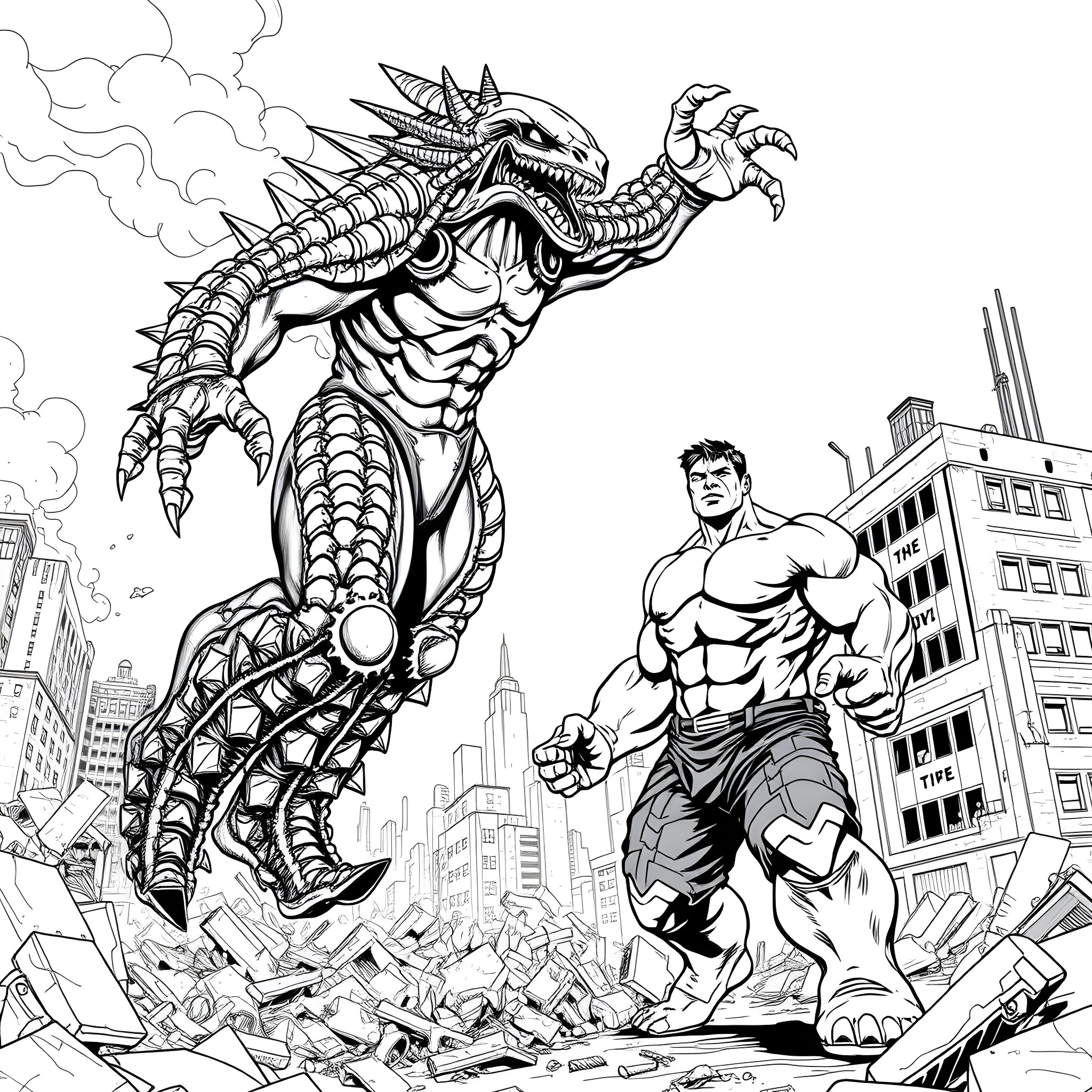 Best Abomination Coloring Pages (Free Printable PDF)