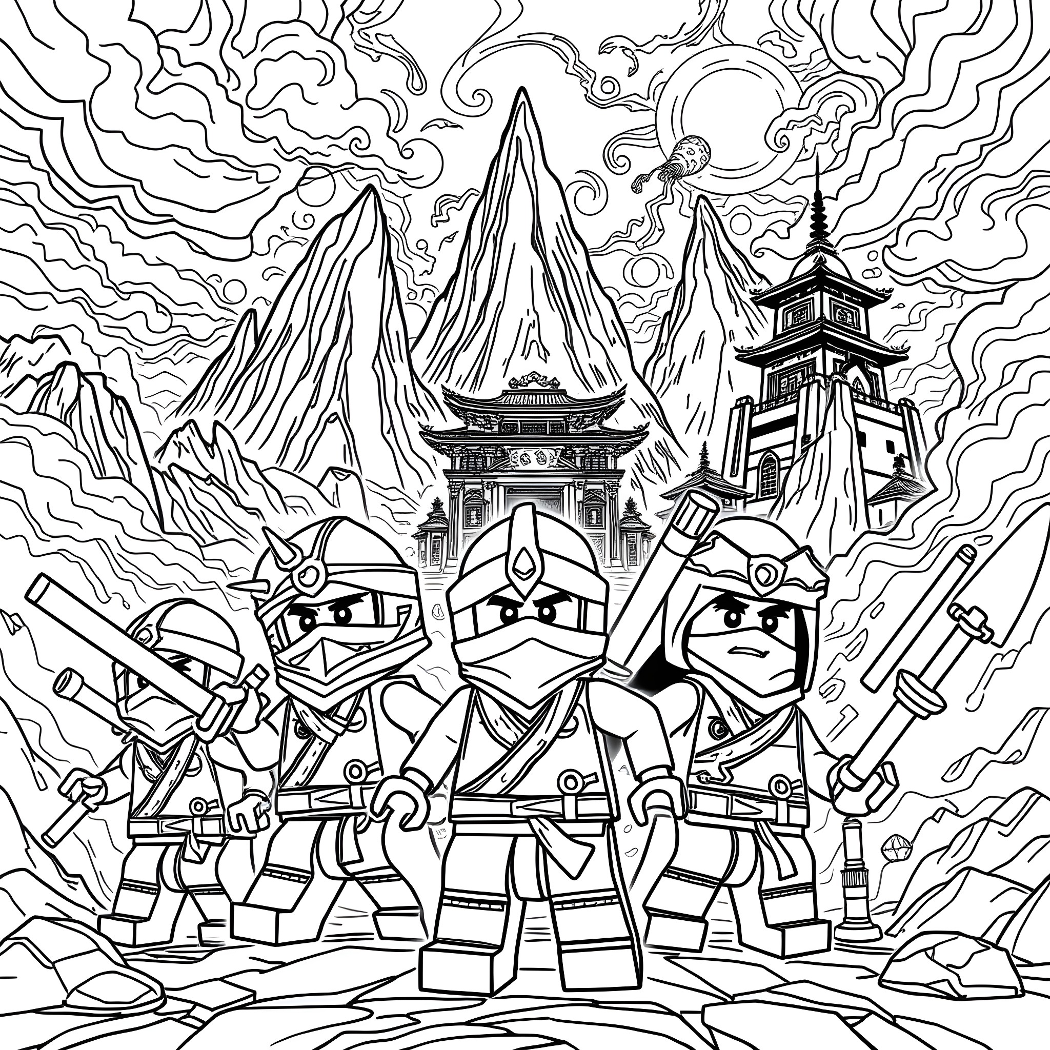 Best Ninjago Coloring Pages (Free Printable PDF)