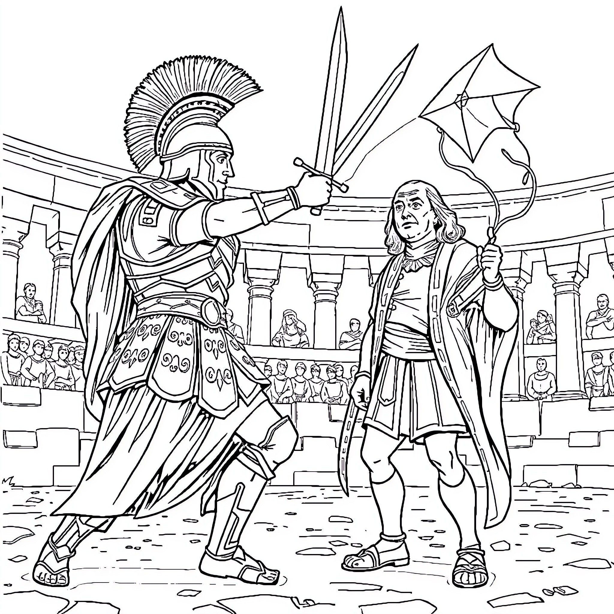 Best Gladiator Coloring Pages (Free Printable PDF)