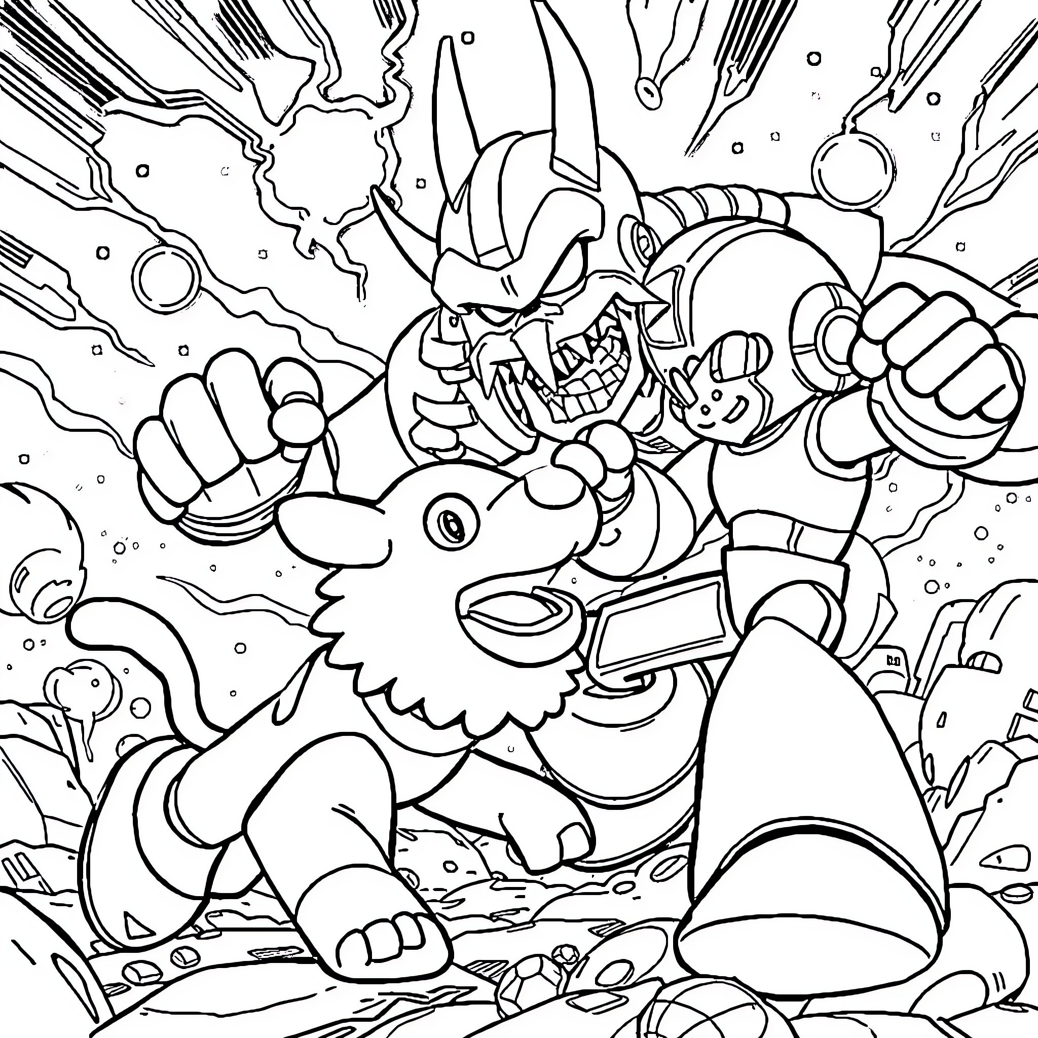 Best Mega Man Coloring Pages (Free Printable PDF)
